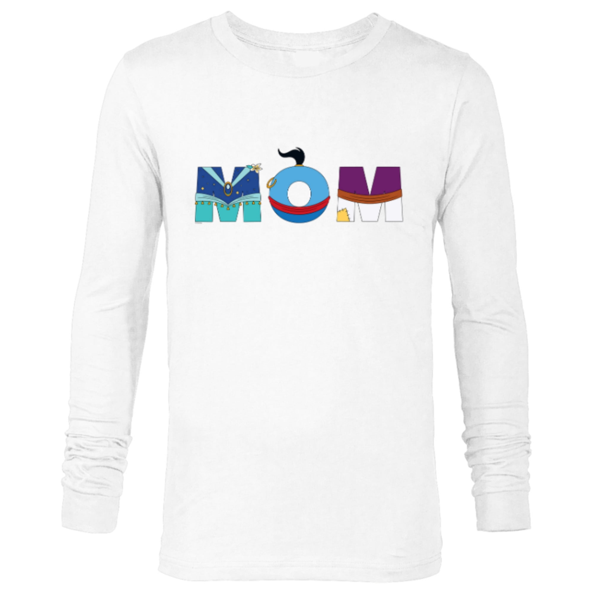 Disney Aladdin Jasmine Genie Mother’s Day Birthday Mom - Long Sleeve T ...