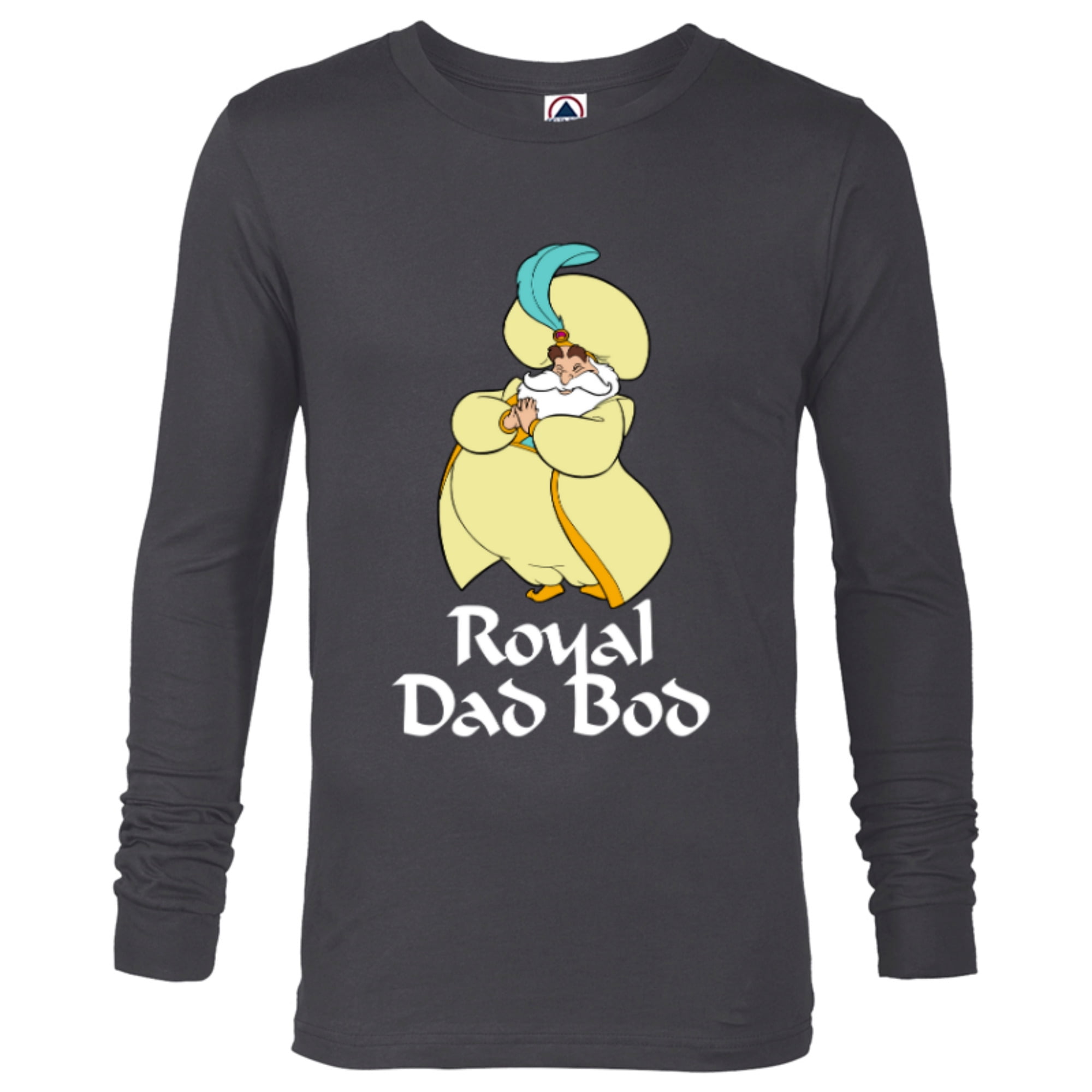 Disney Aladdin Sultan Royal Dad Bod - Long Sleeve T-Shirt for Men ...