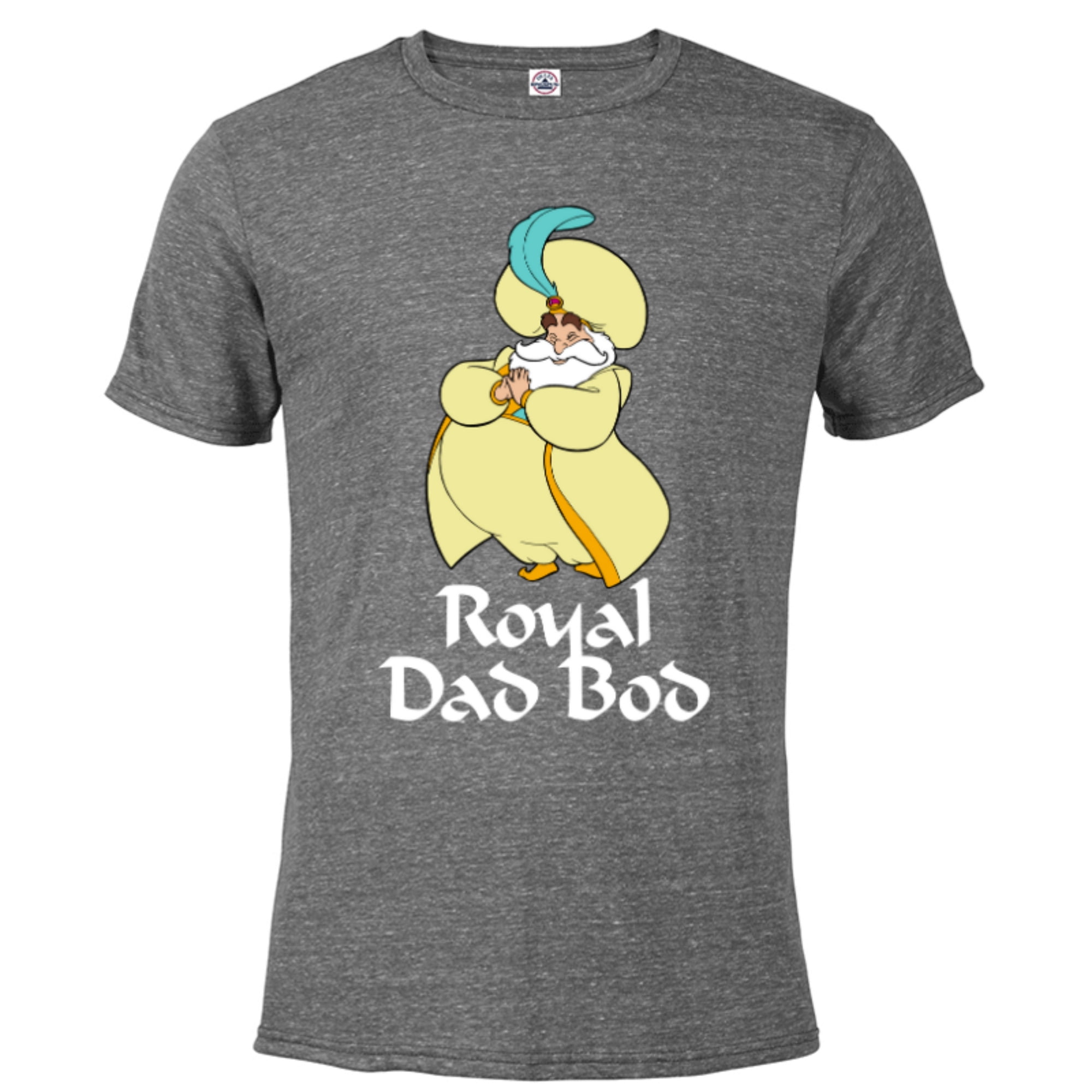 Disney Aladdin Sultan Royal Dad Bod - Short Sleeve Blended T-Shirt for ...