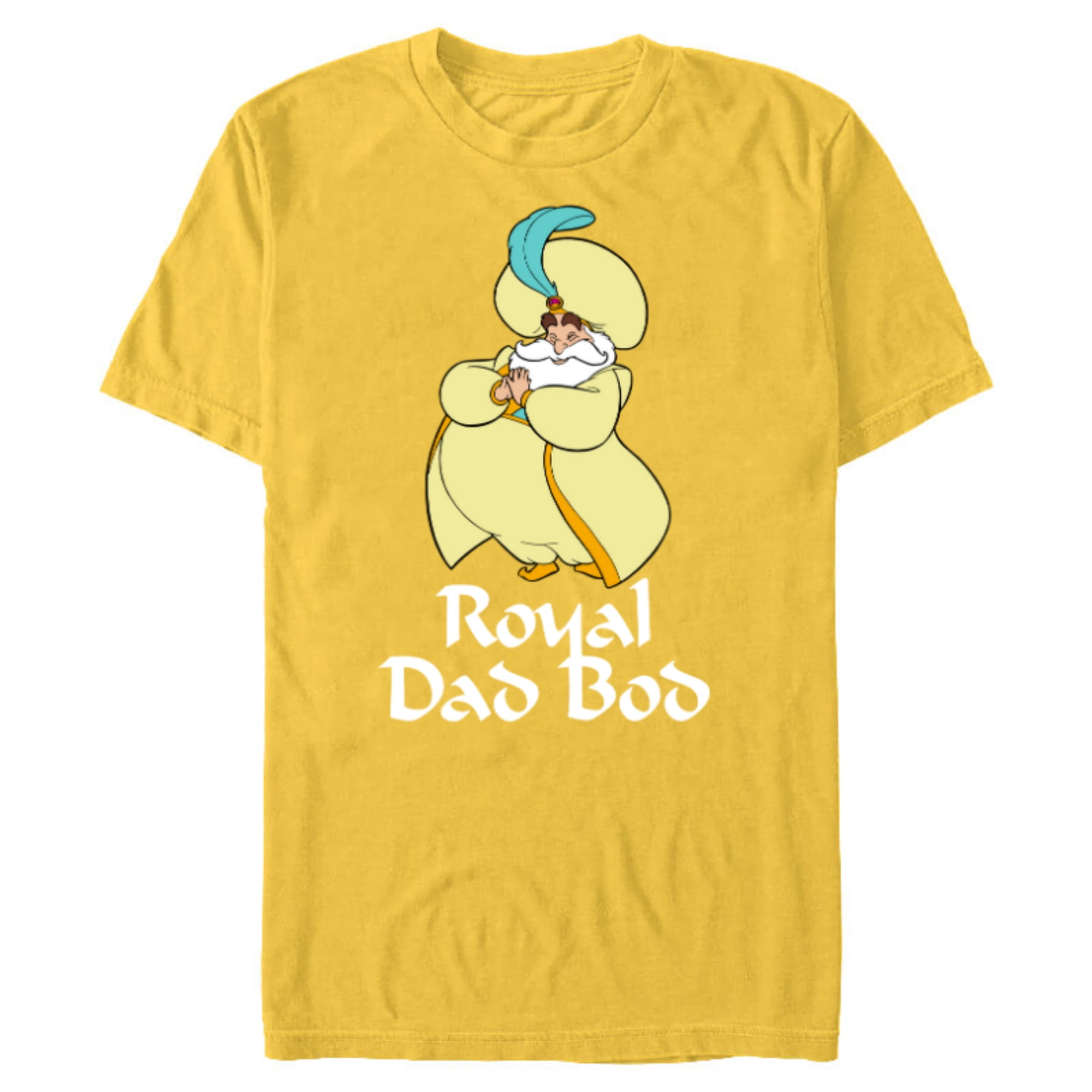 Disney Aladdin Sultan Royal Dad Bod - Short Sleeve Blended T-Shirt for ...