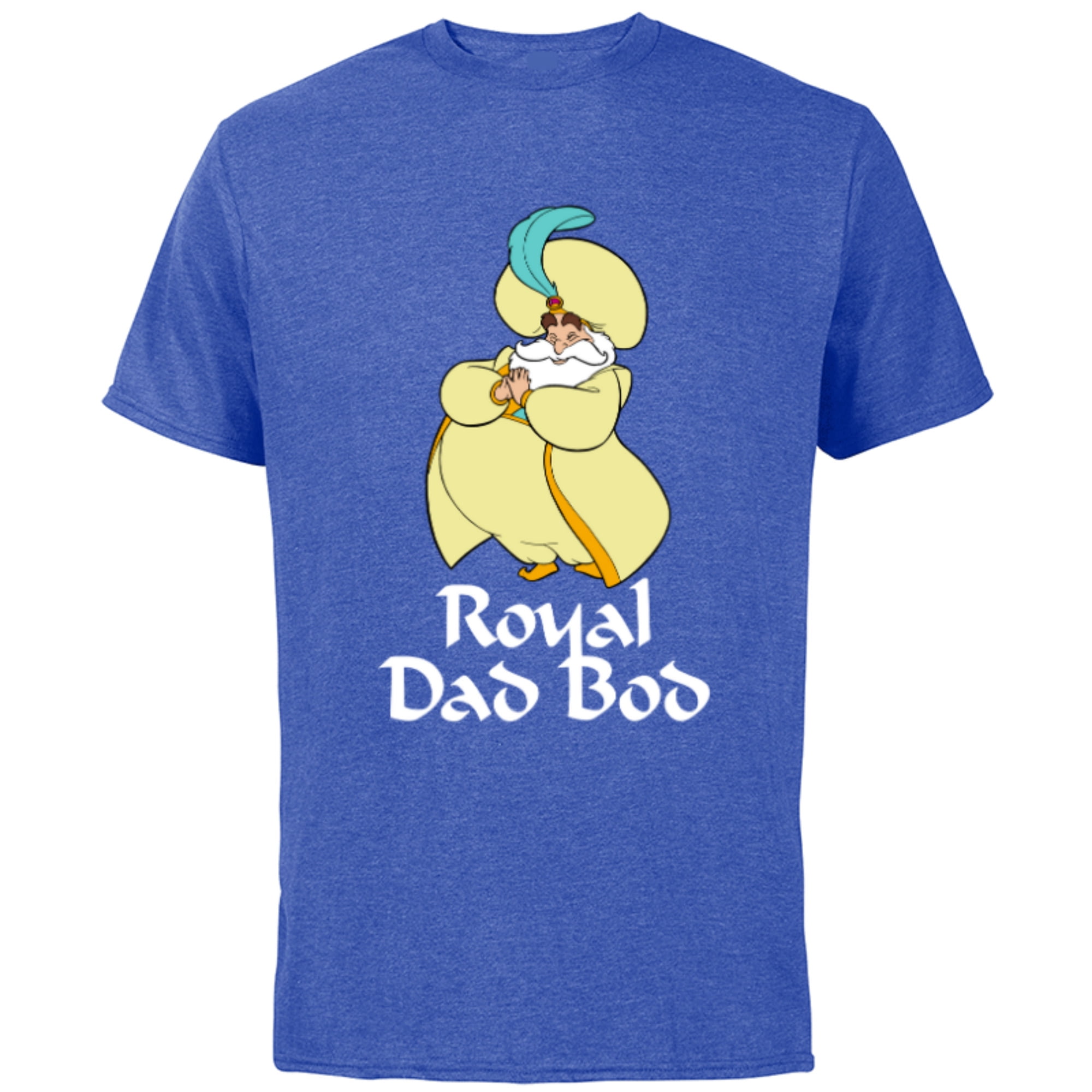 Disney Aladdin Sultan Royal Dad Bod - Short Sleeve Cotton T-Shirt for ...