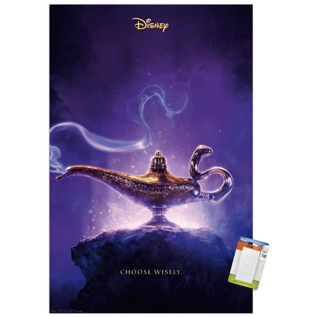 Disney Aladdin - Teaser Wall Poster, 14.725" x 22.375" - Walmart.com
