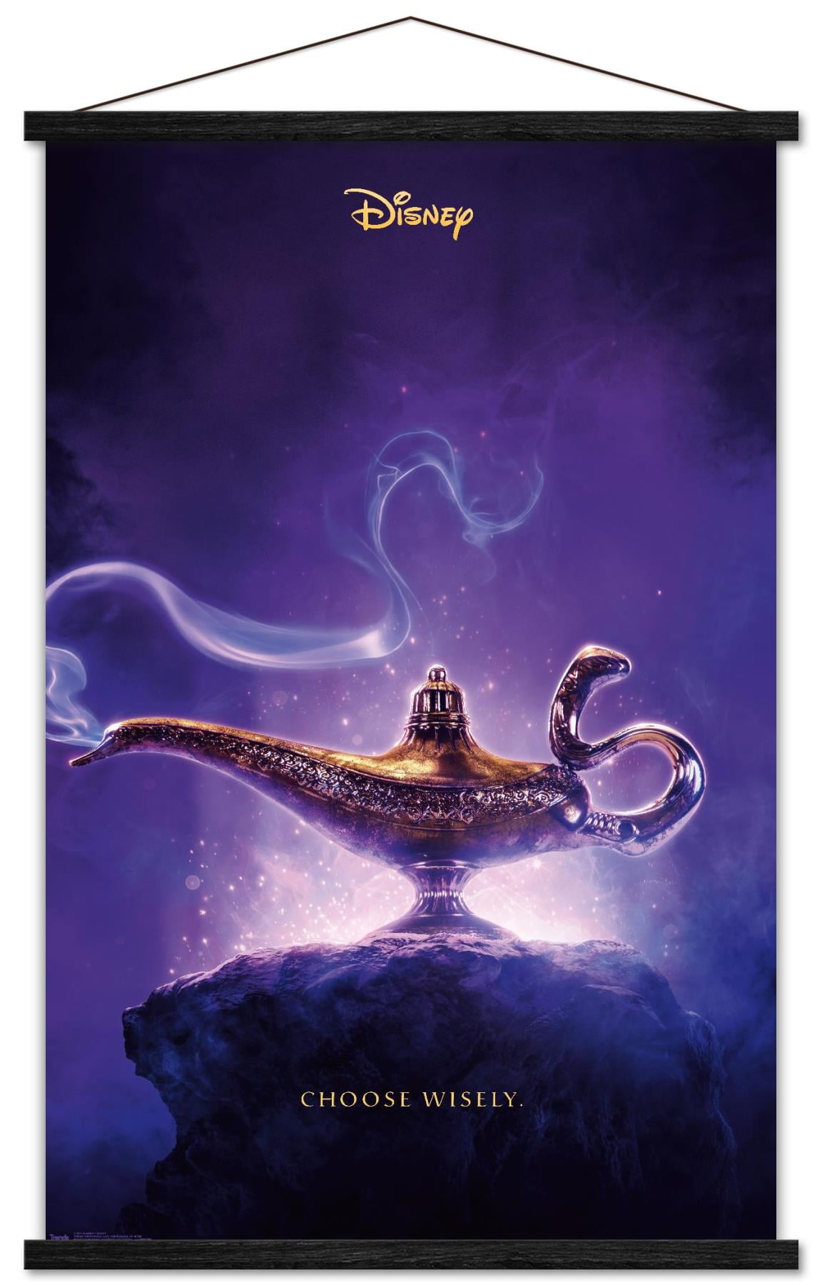 Disney Aladdin - Teaser Wall Poster with Magnetic Frame, 22.375" x 34 ...