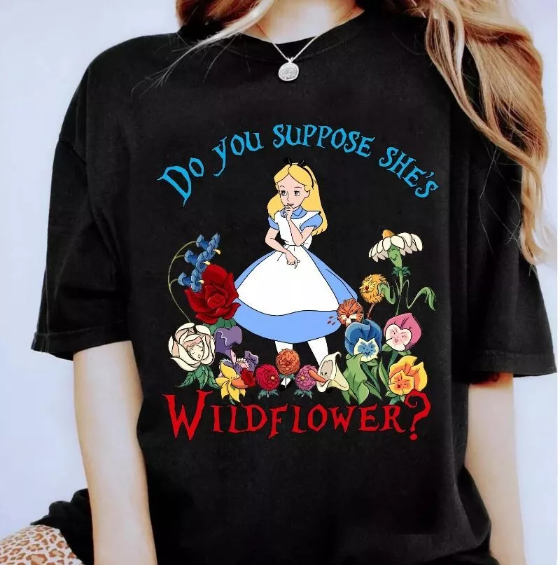 Disney Alice In Wonderland Alice Princess Unisex T-shirt Tshirt, XL ...