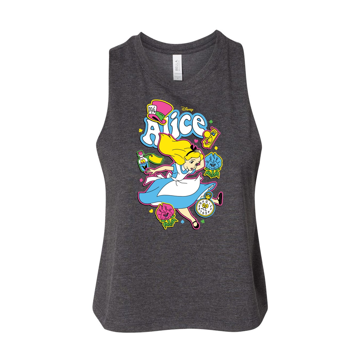 Disney - Alice In Wonderland - Alice Stickers - Juniors Cropped ...