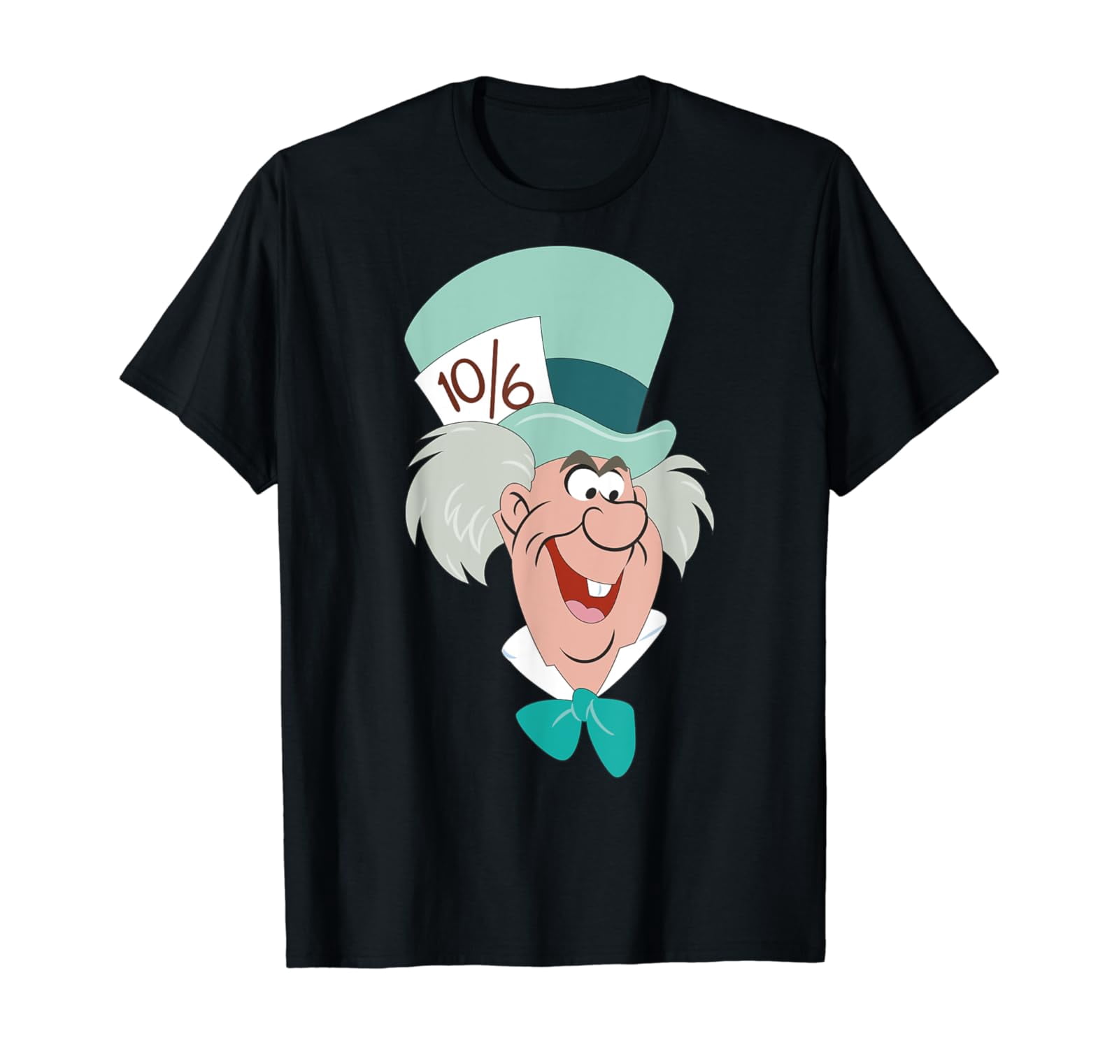 Disney Alice In Wonderland Mad Hatter Big Face T-Shirt - Walmart.com
