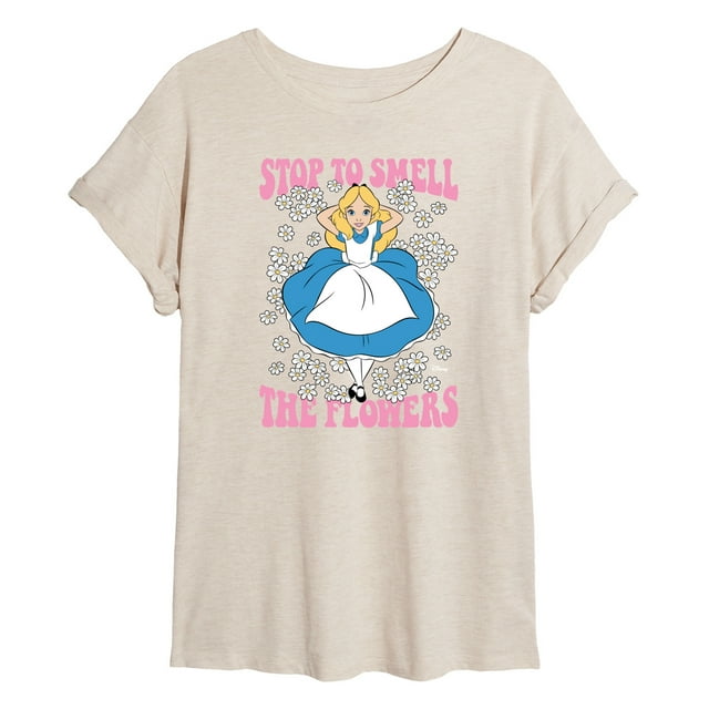 Disney - Alice In Wonderland - Stop To Smell Flowers - Juniors Ideal ...