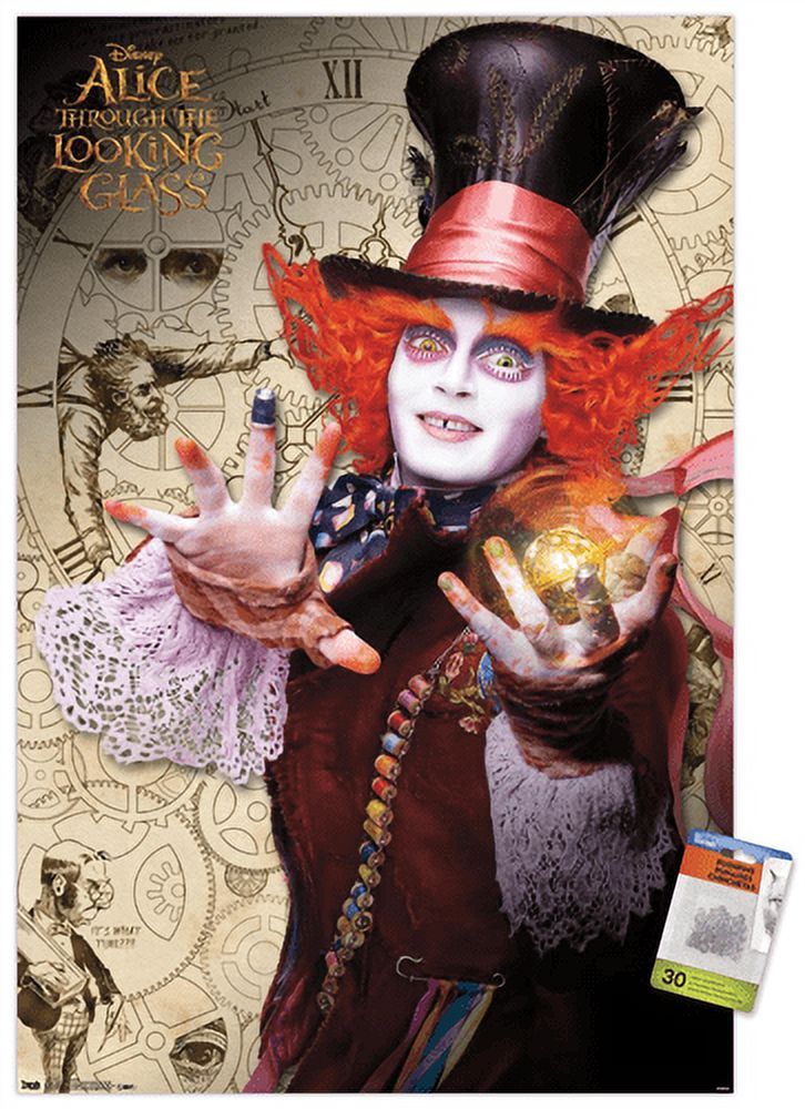 Disney Alice Through the Looking Glass - Mad Hatter Wall Poster with ...