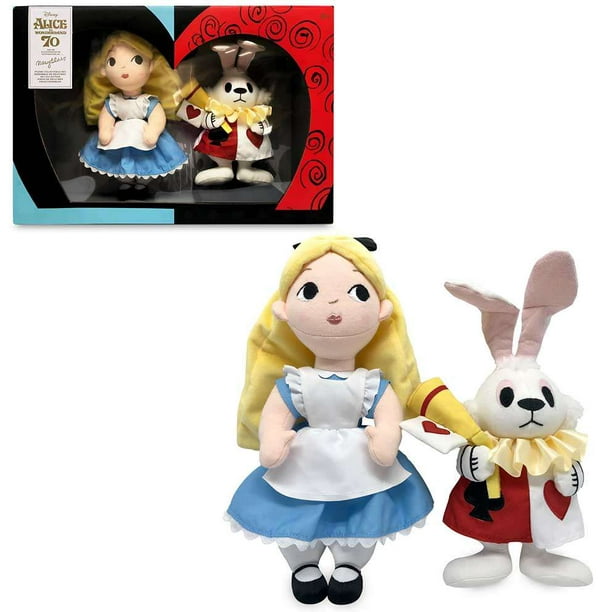 Disney Alice and White Rabbit by Mary Blair 70th Plush Set Limited New ...