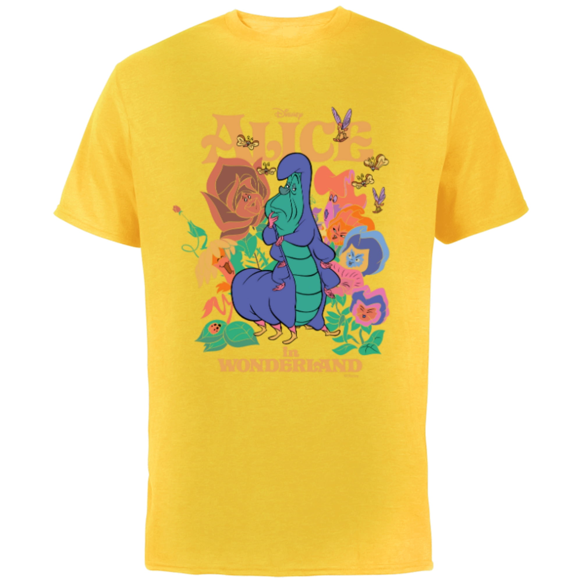 Disney Alice in Wonderland Caterpillar and Flowers Vintage - Short ...