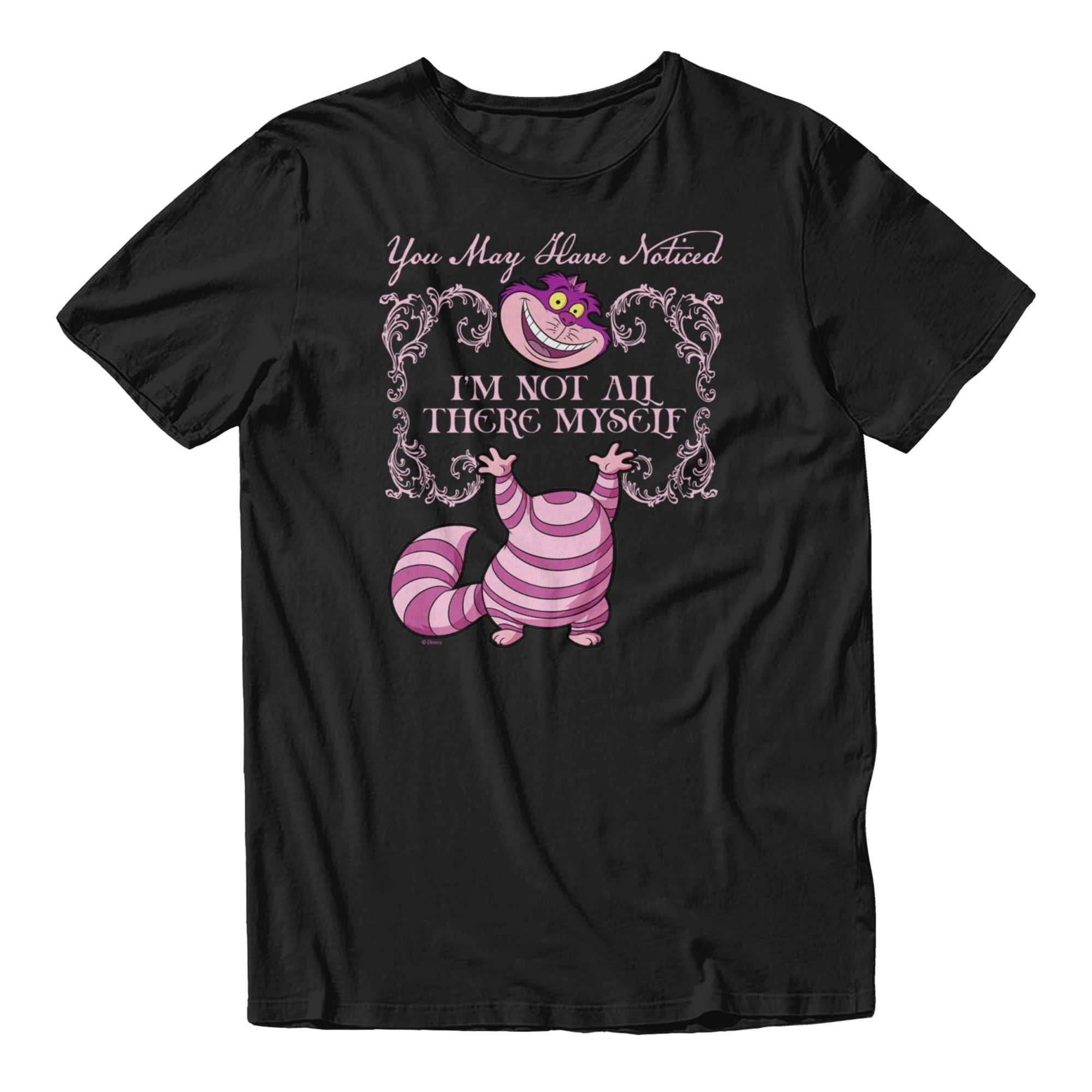 Disney Alice in Wonderland Cheshire Cat I'm Not All There Men's T Shirt ...