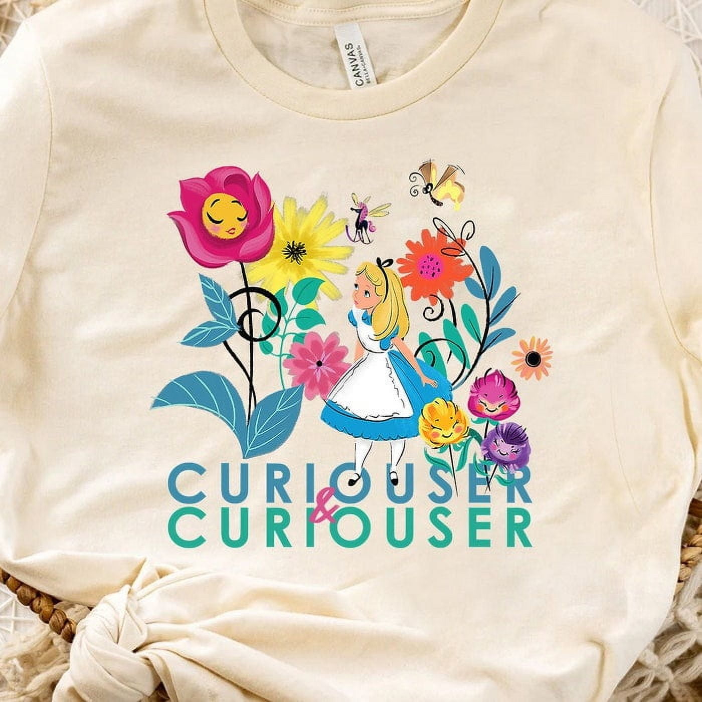 Disney Alice in Wonderland Curiouser & Curiouser T-Shirt, Disney Alice ... Disney Alice in Wonderland Curiouser & Curiouser T-Shirt, Disney Alice ...