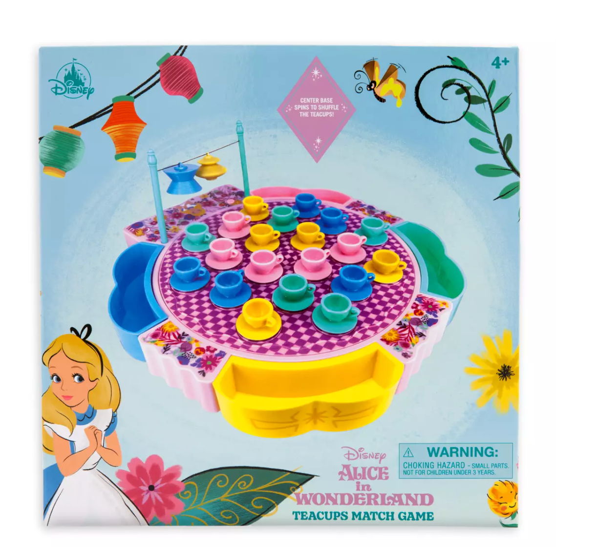 Disney Alice in Wonderland Teacups Match Game New with Box - Walmart.com