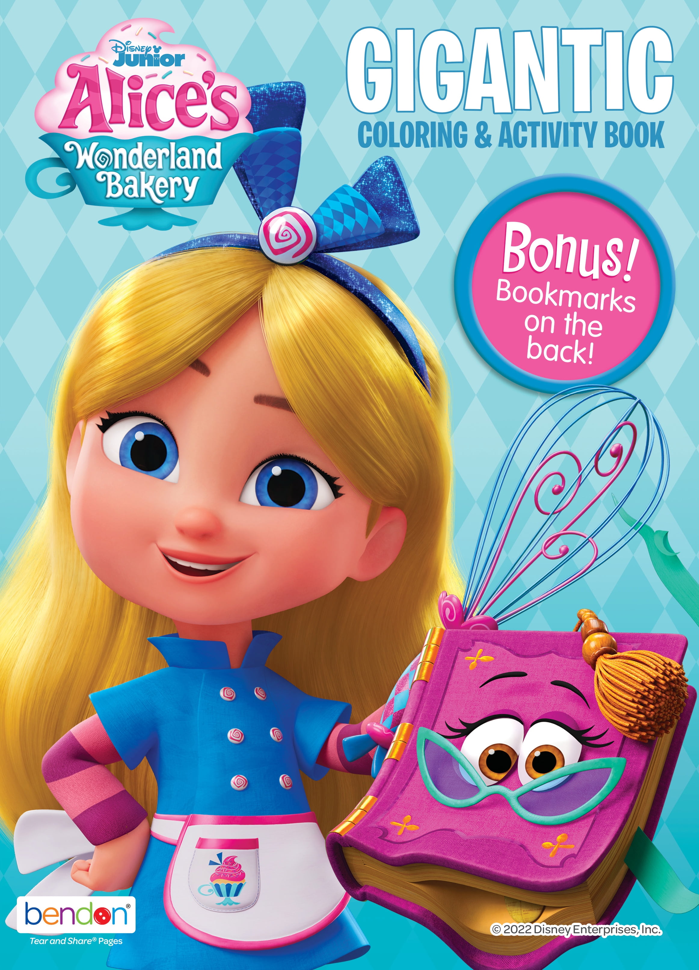 Disney Alice's Wonderland Bakery 224 Page Gigantic Coloring Book ...