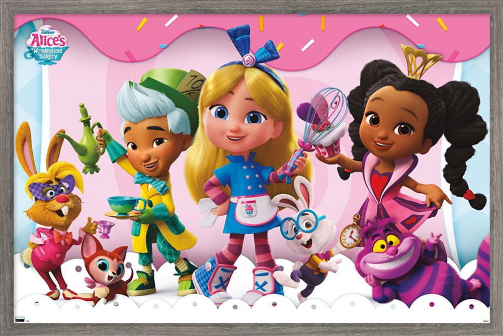 Disney Alice's Wonderland Bakery - Group Wall Poster, 14.725" x 22.375 ...