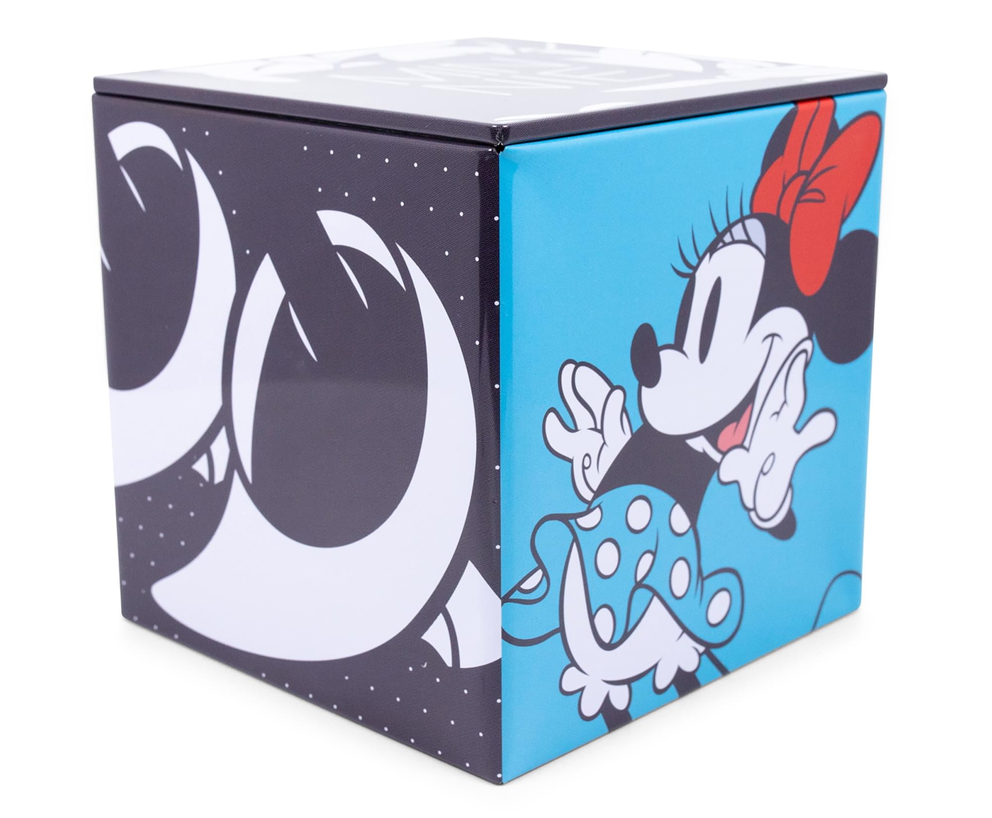Disney Minnie Mouse Tin Storage Cube Organizer, Metal Box with Lid, 4 ...