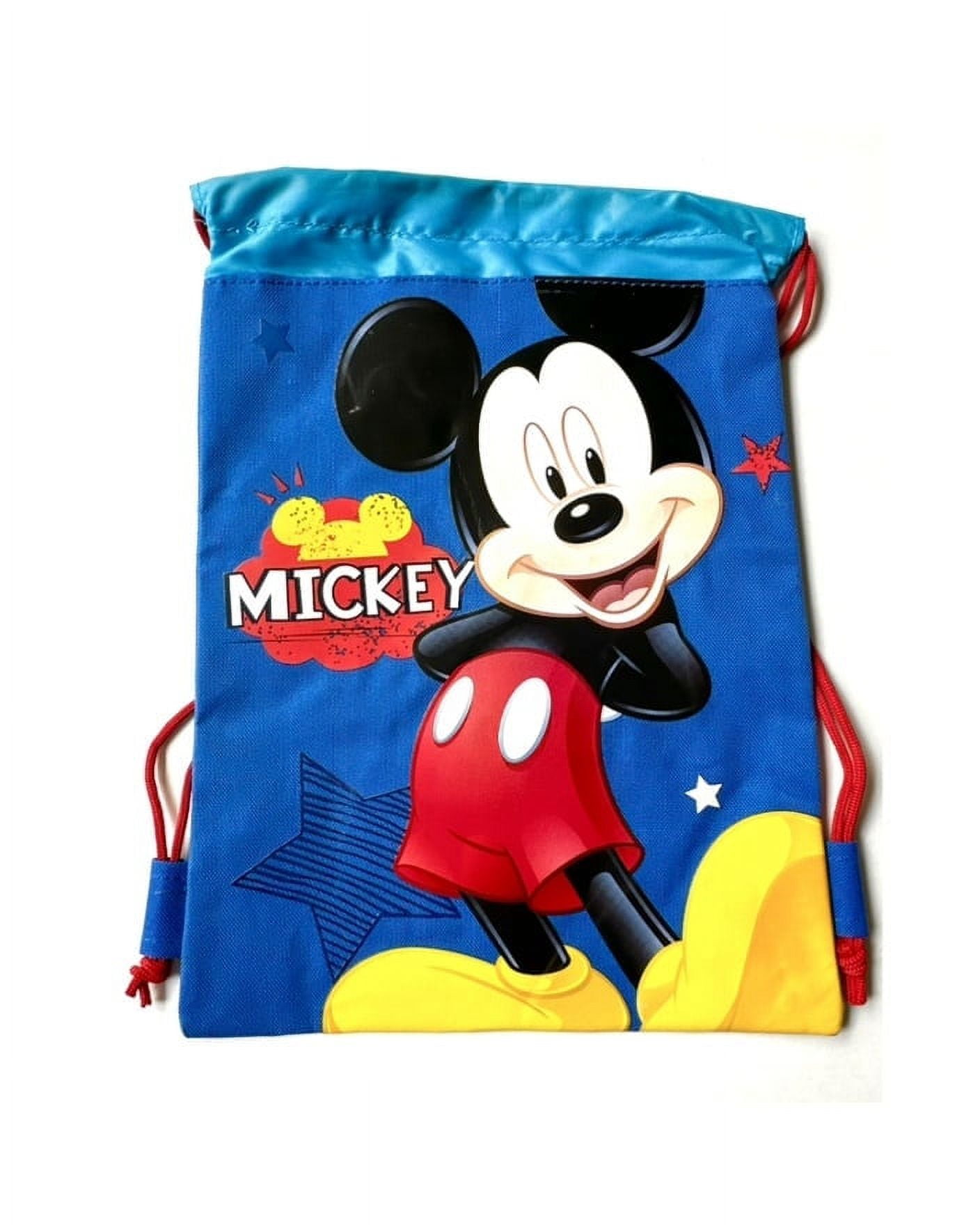 Disney Allstar Mickey Mouse Daypack Drawstring Cinch Sack - Walmart.com