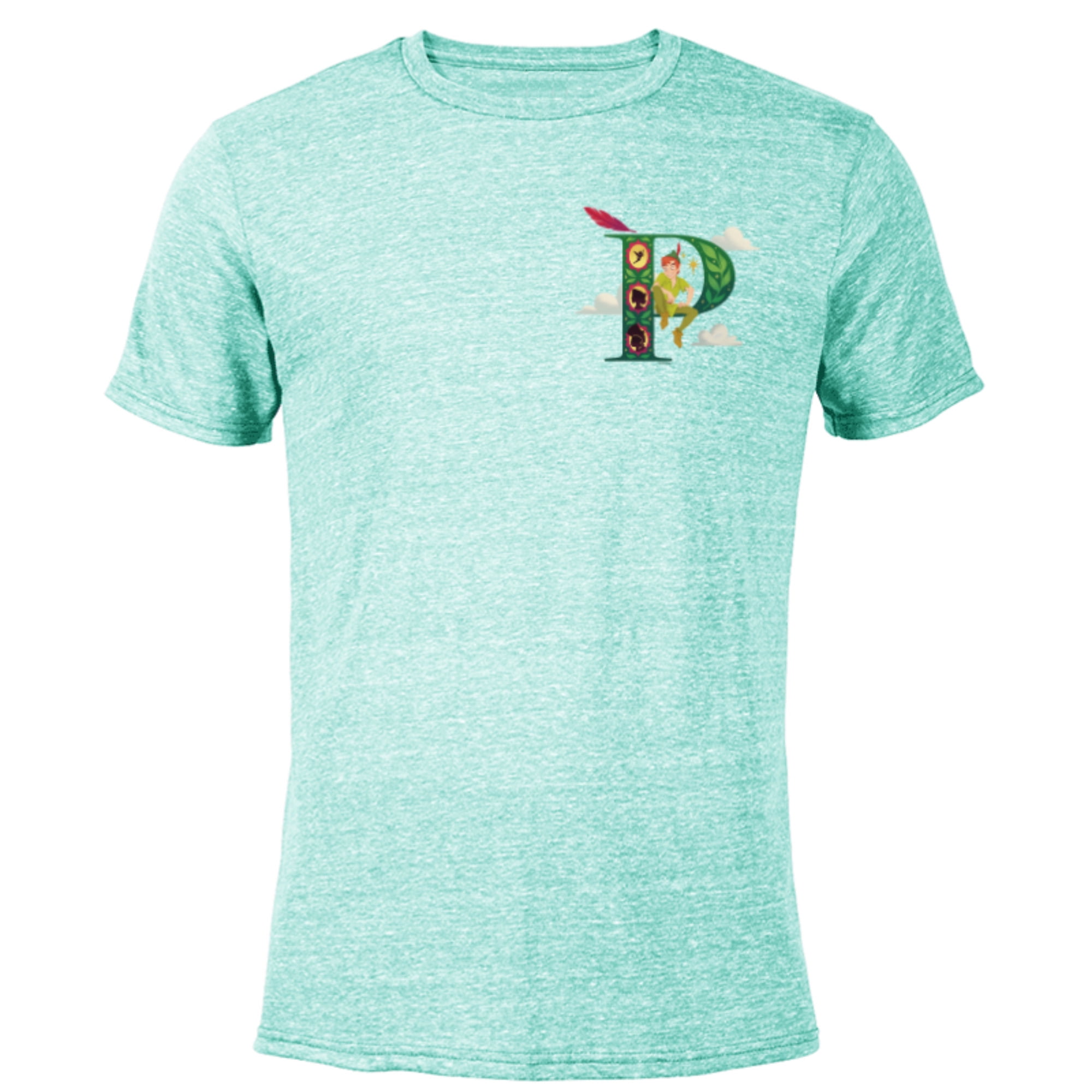 Disney Alphabet Monogram Letter P for Peter Pan - Short Sleeve Blended ...