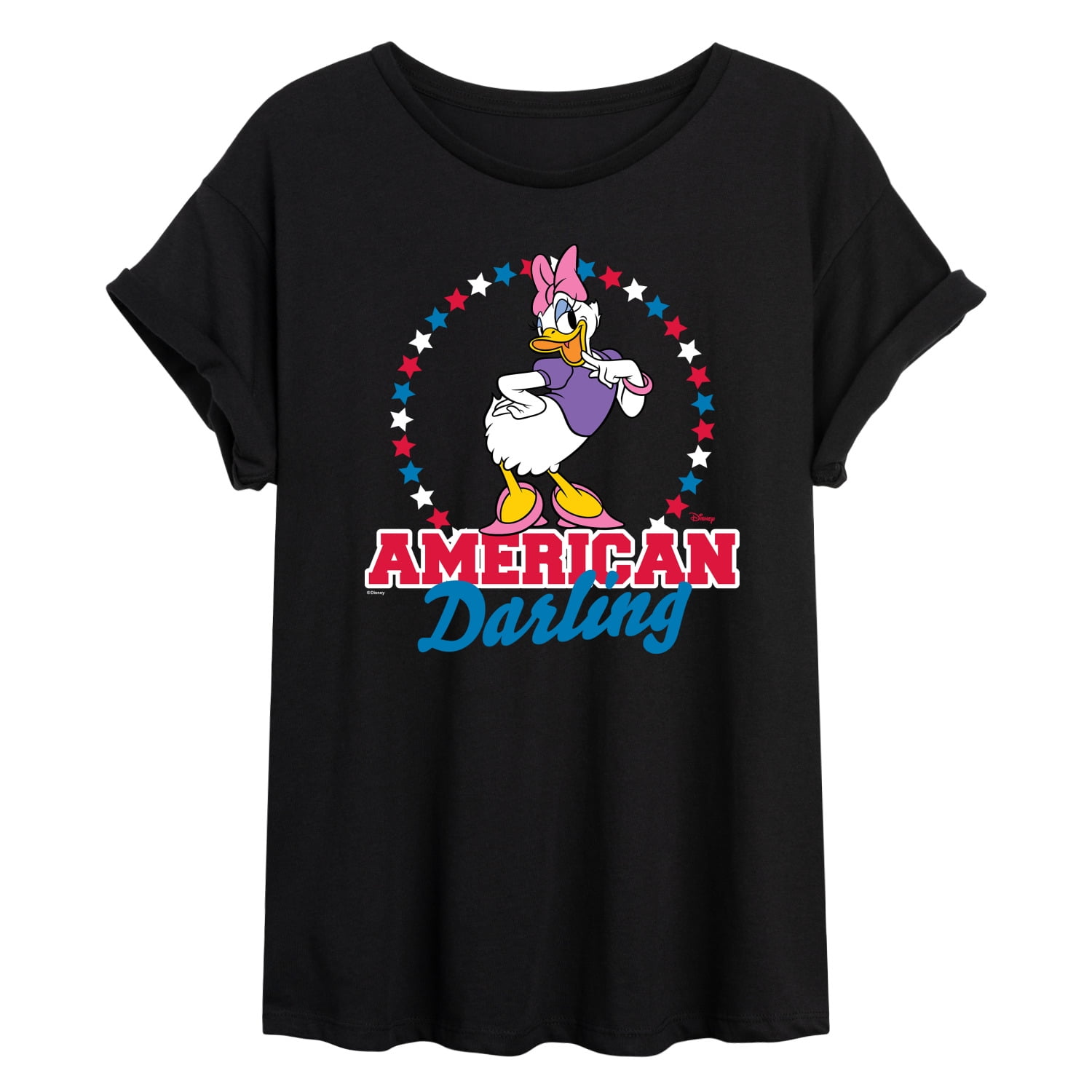 Disney - American Darling Daisy - Women's Oversized T-Shirt - Walmart.com