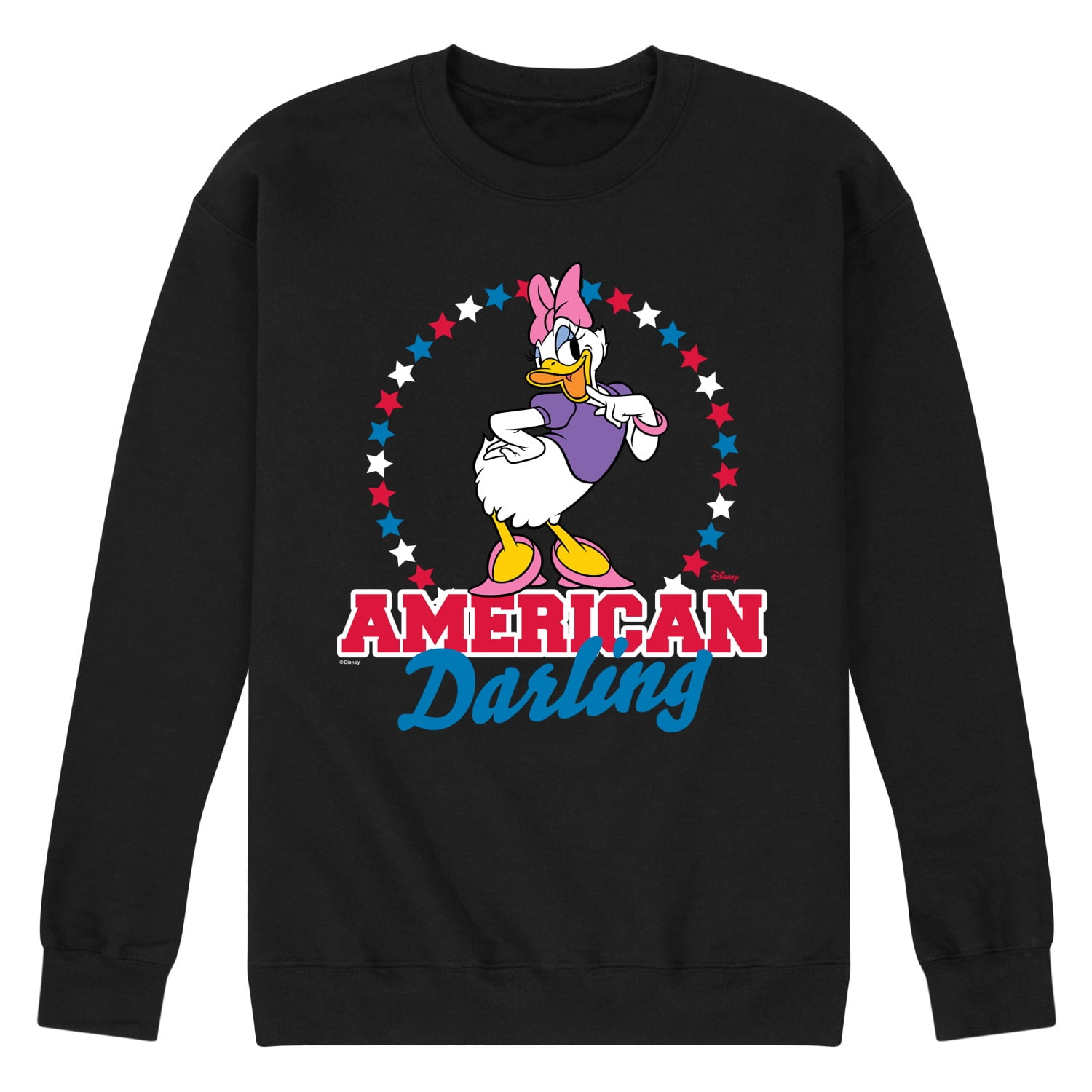 Disney - American Darling Daisy - Men's Crew Neck Fleece Pullover ...