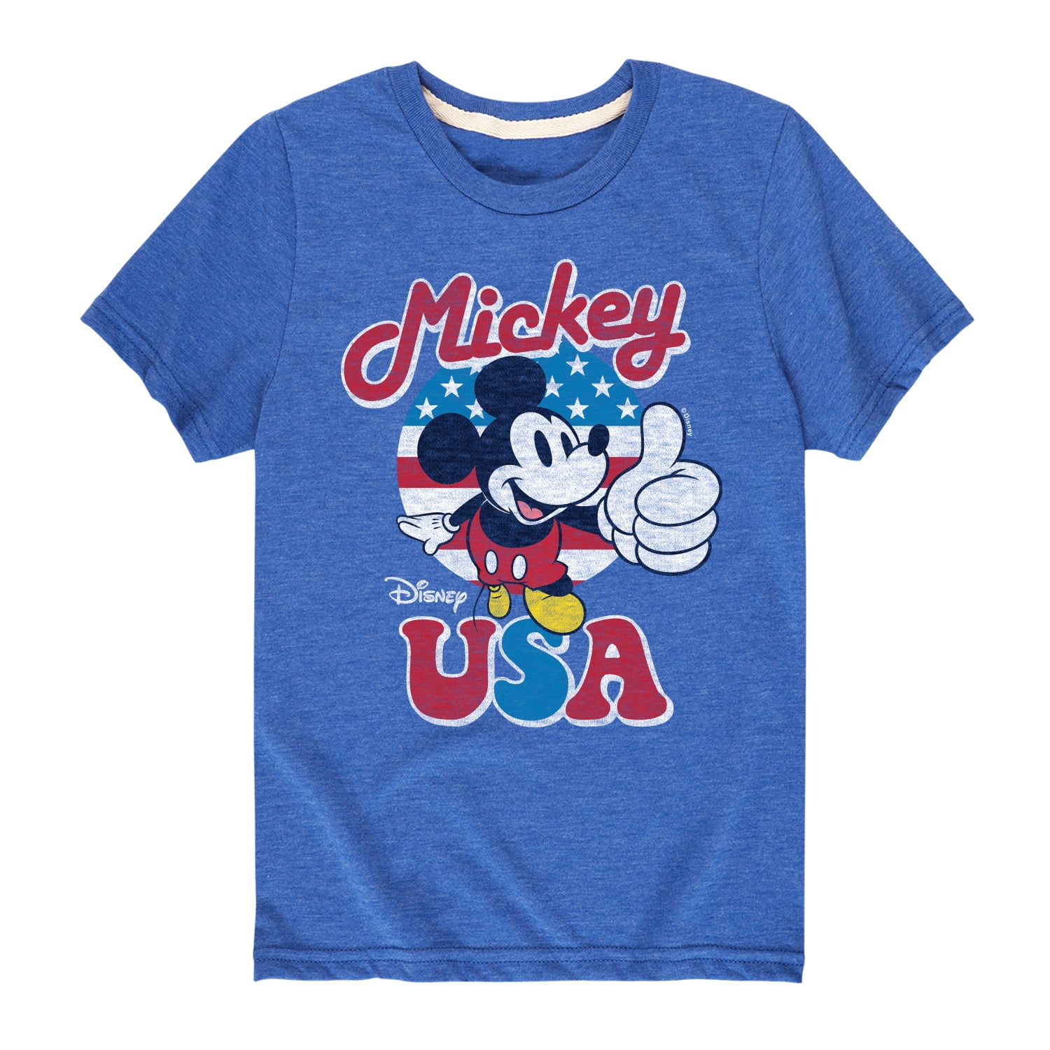Disney - Americana - Mickey Mouse USA Flag - Toddler And Youth Short ...