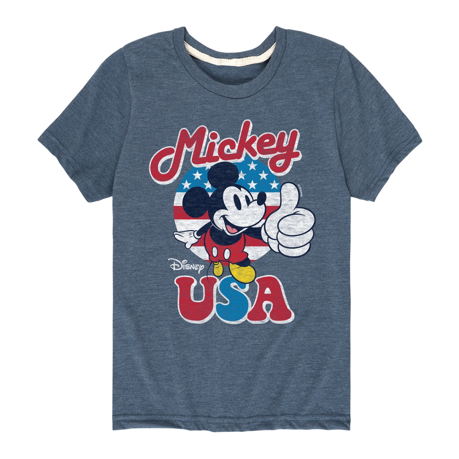 Disney - Americana - Mickey Mouse USA Flag - Toddler And Youth Short ...
