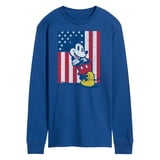 Disney - Americana - Mickey Vertical American Flag - Men's Long Sleeve ...