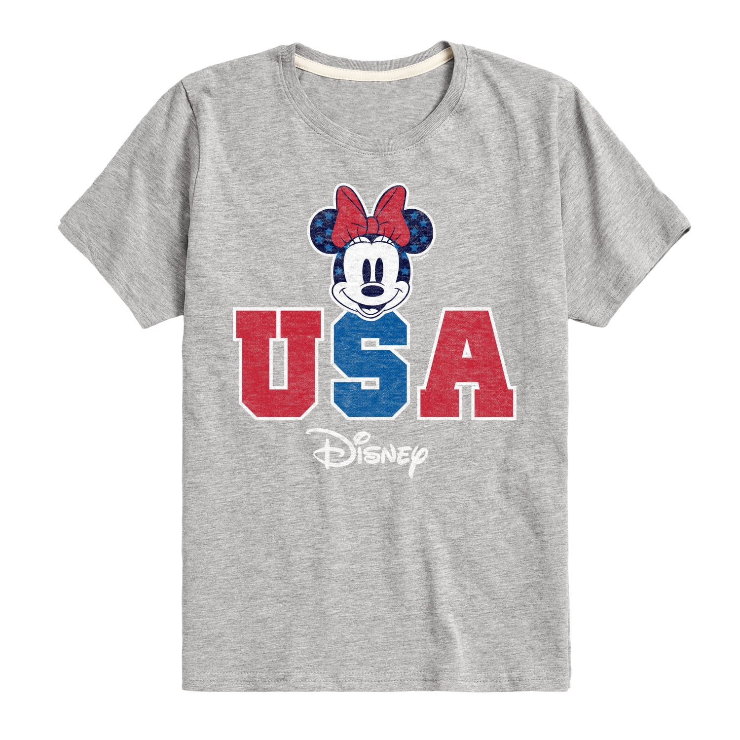 Disney - Americana - Minnie USA - Toddler And Youth Short Sleeve ...
