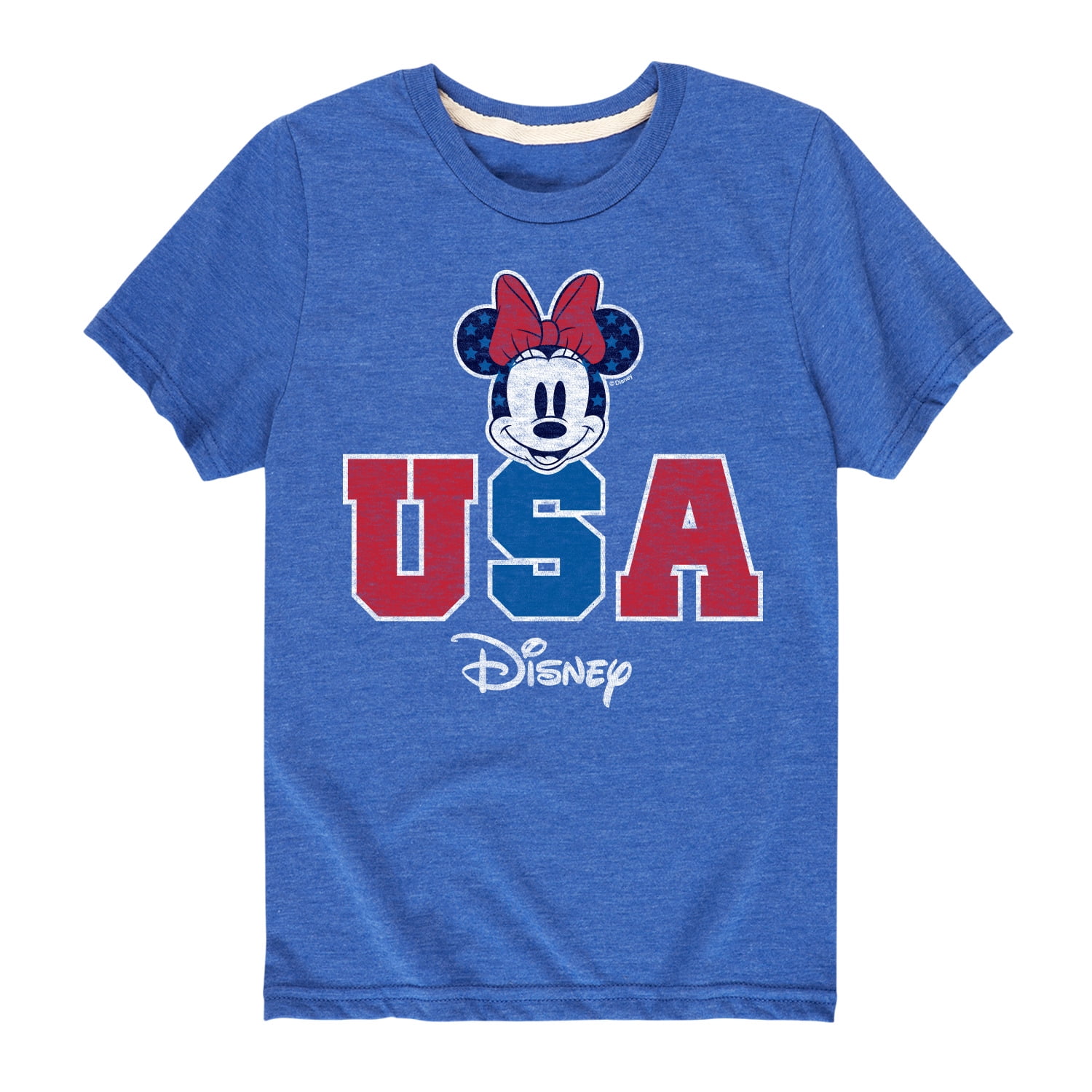 Disney - Americana - Minnie USA - Toddler And Youth Short Sleeve ...