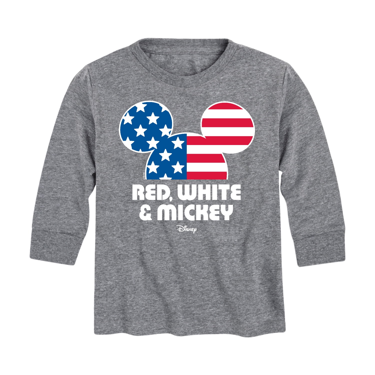 Disney - Americana - Red White And Mickey - Toddler And Youth Long ...
