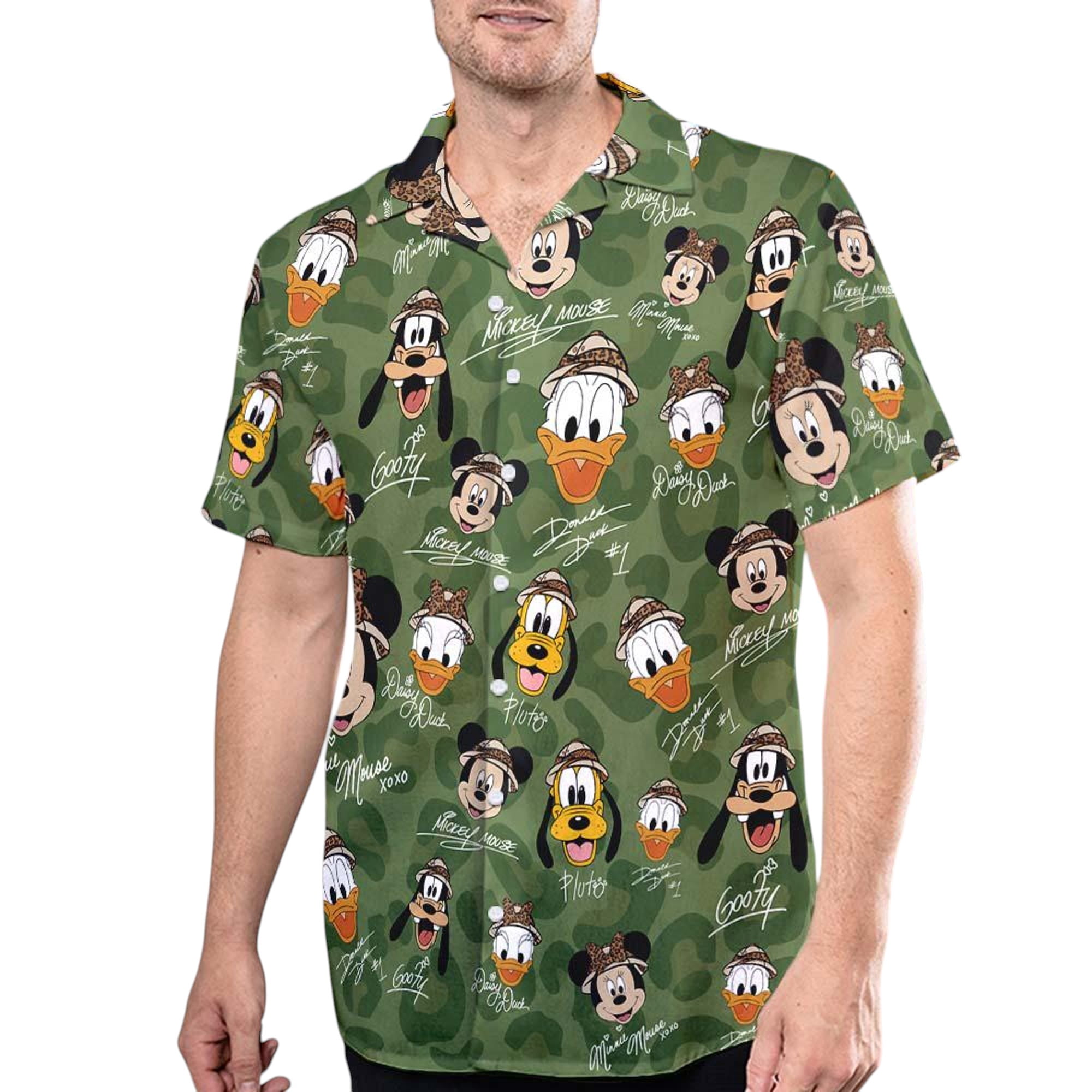 Disney Animal Kingdom Hawaiian Shirt, Mickey And Friends Short Sleeve ...