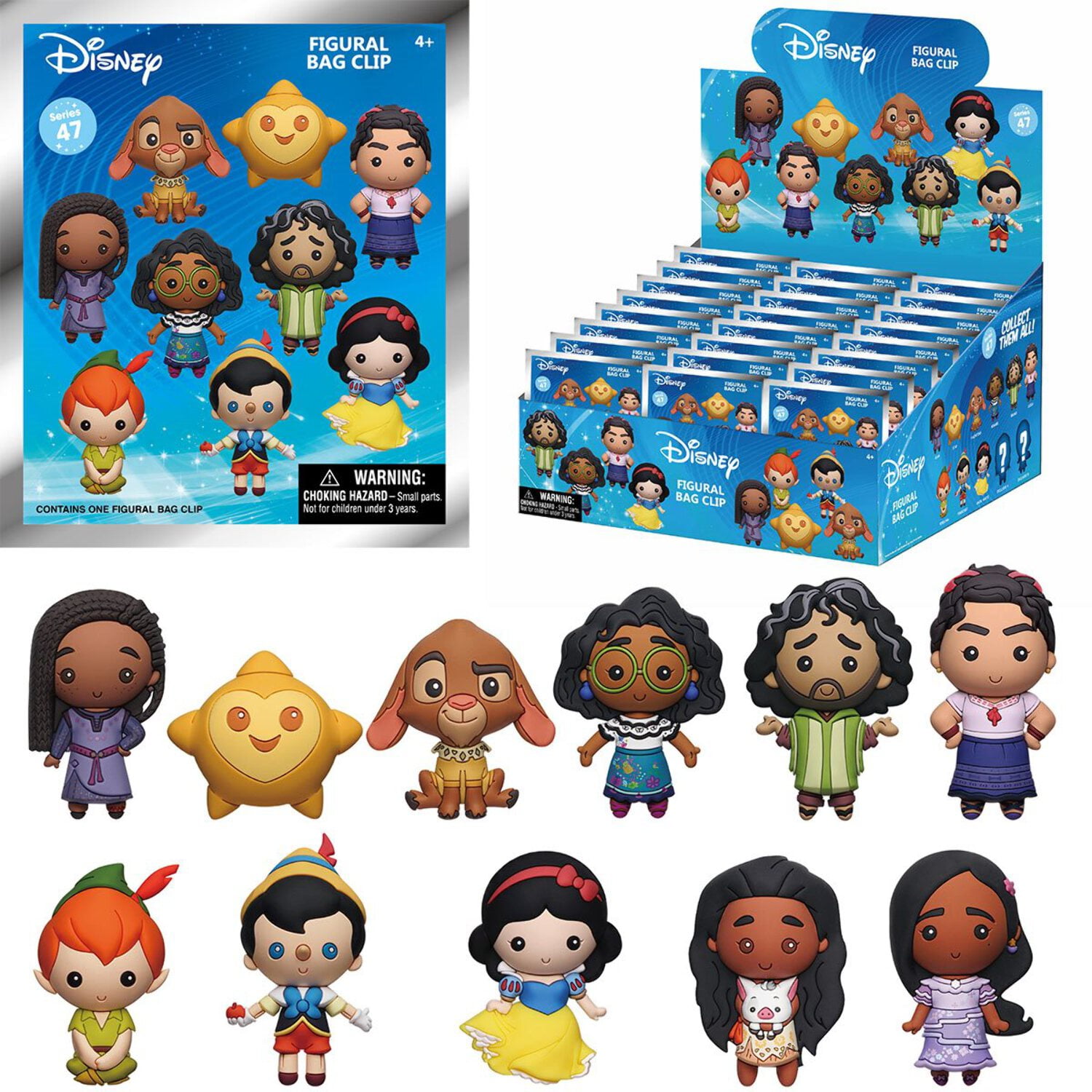 Disney Animation Characters 3D Foam Bag Clip Case of 24 - Walmart.com