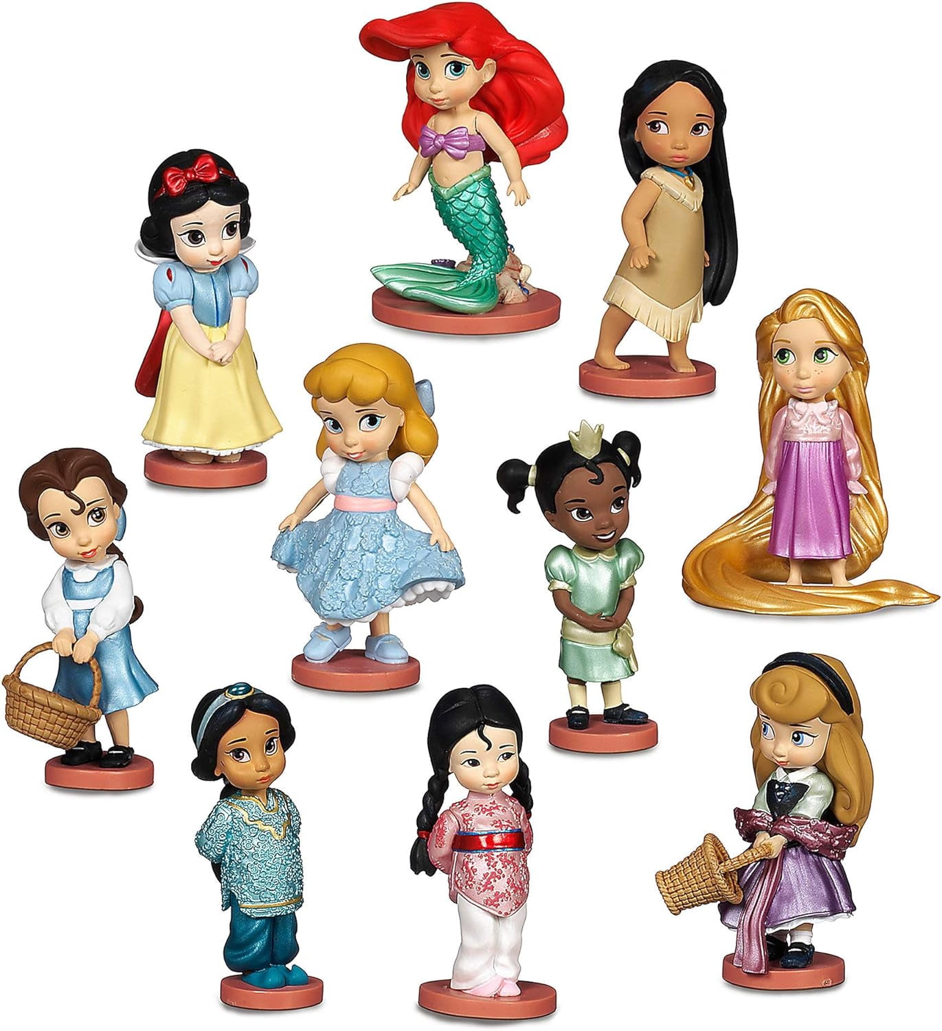 Disney Animators Collection 10 Piece PVC Figure Play Set - Walmart.com