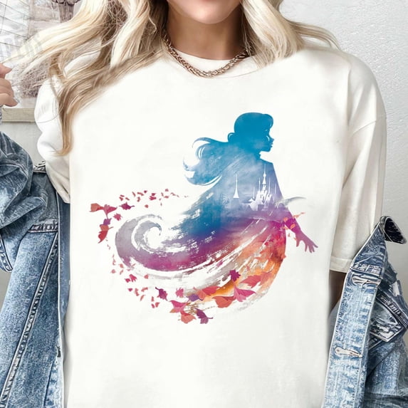 Disney Anna Princess Watercolor Shirt Elsa Anna Frozen T-shirt Walt ...