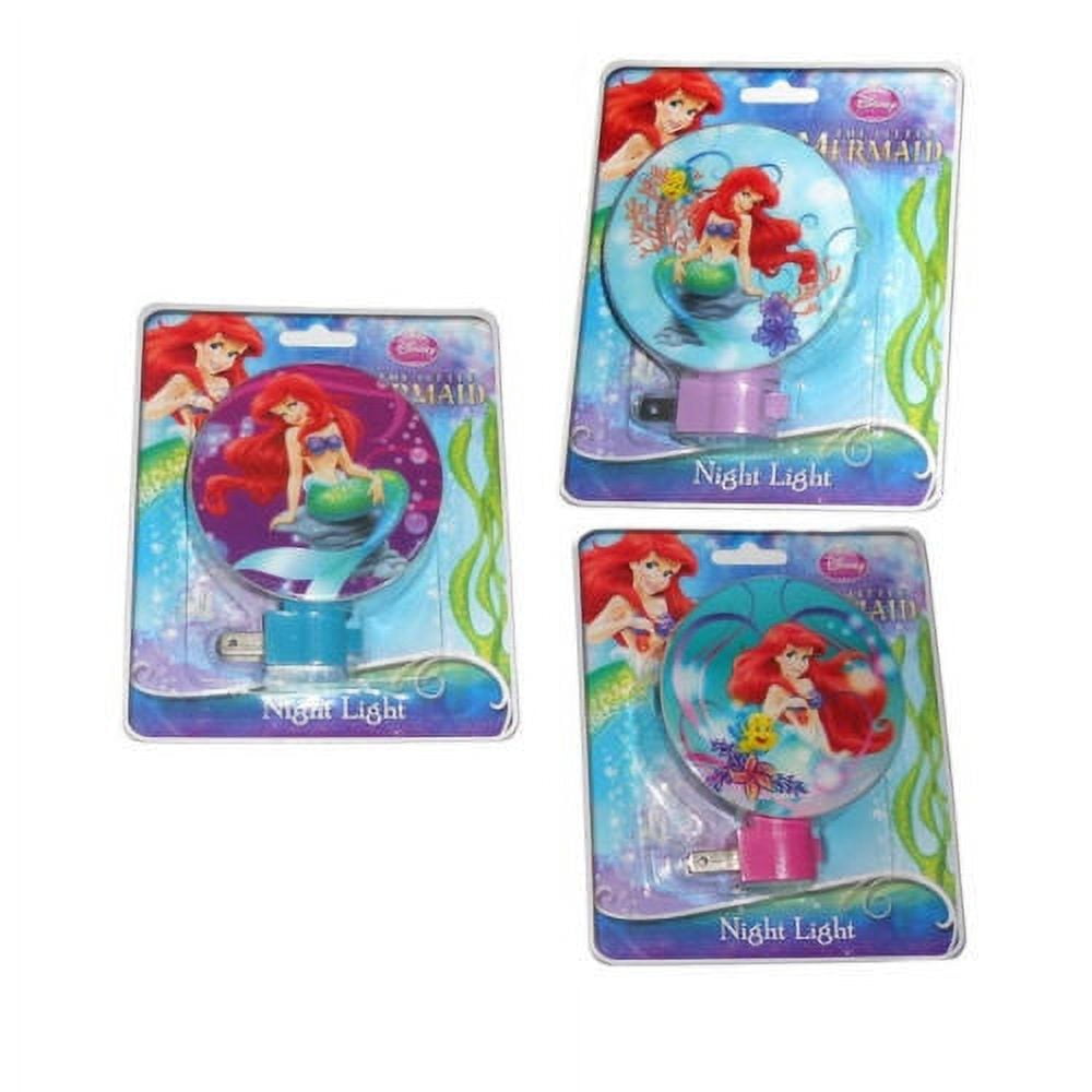 Disney Ariel Little Mermaid Decorative Room Lamp Plug in w bulb Night ...