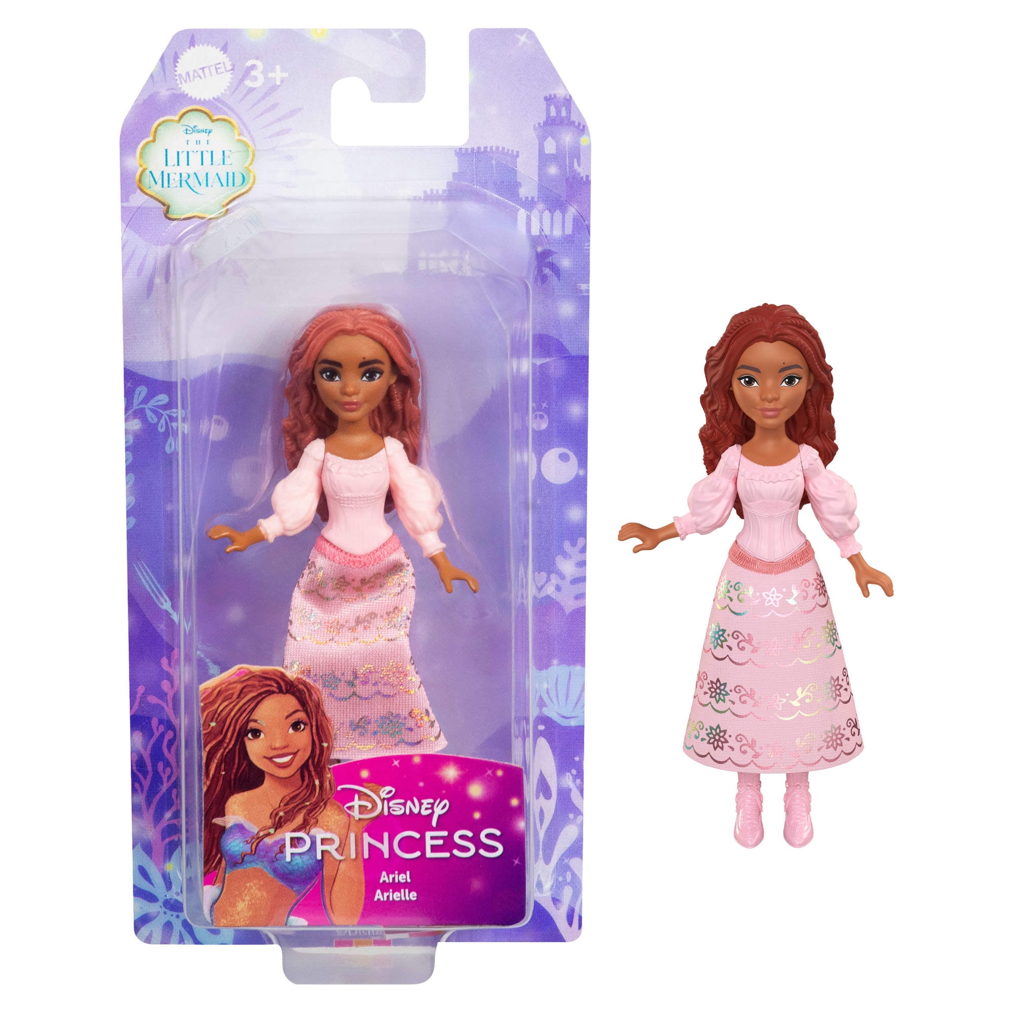 Disney Ariel Posable Small Doll with Removable Skirt, Inspired by The ...