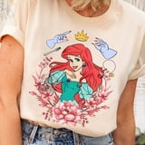 Disney Ariel Princess Floral Villains Hand Shirt The Little Mermaid T ...