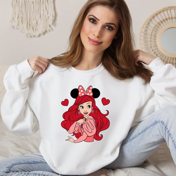 Disney Ariel Princess Hoodies Princess Ariel T-shirt Disney Princess ...