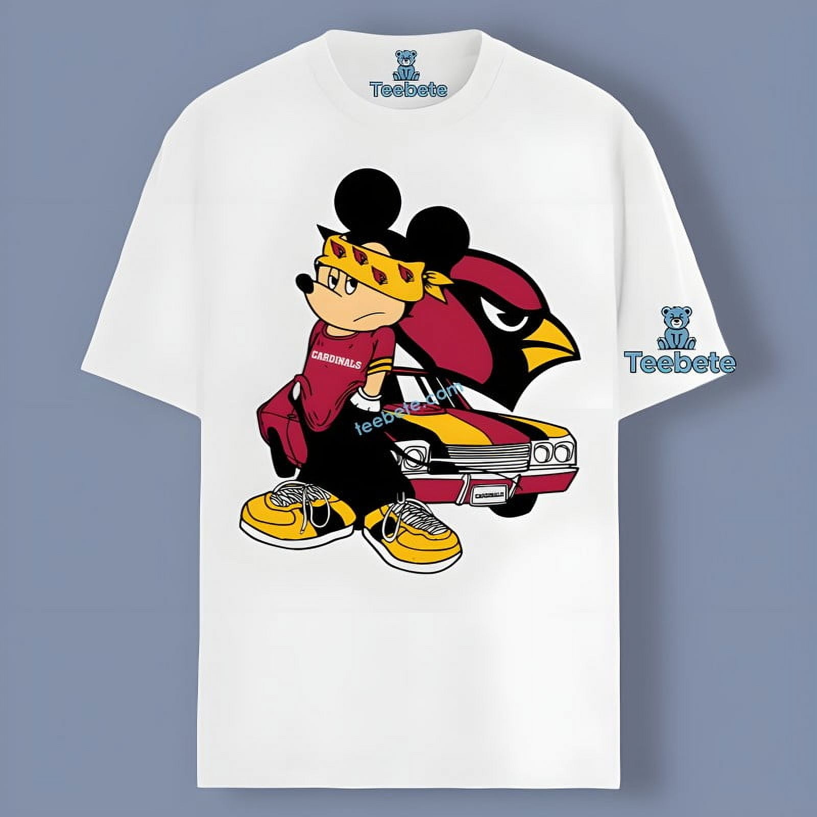 Disney Arizona Cardinals Gangster Mickey Style Shirt,Gift for him, Gift ...