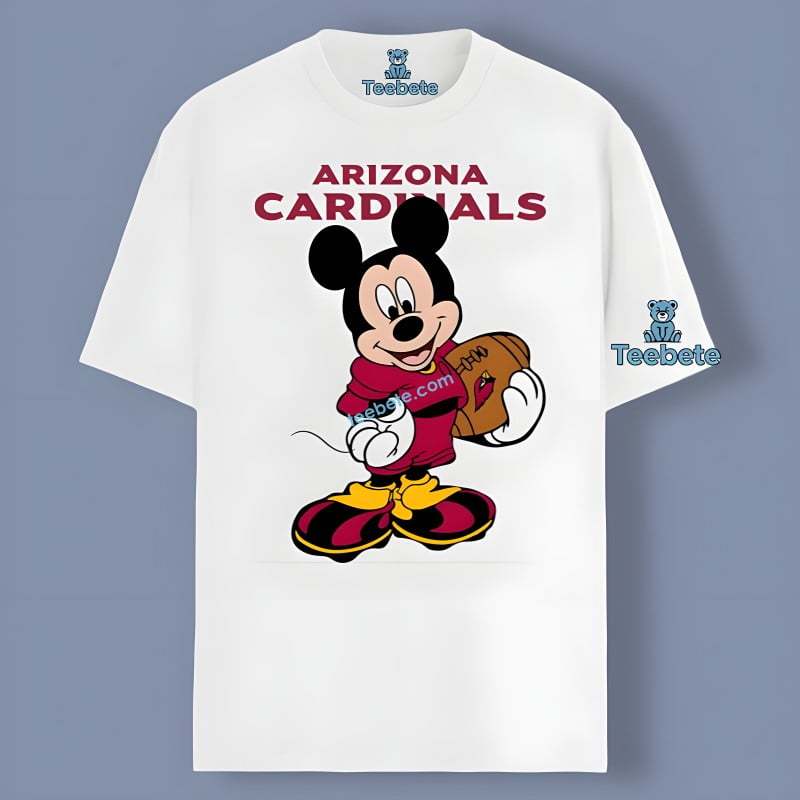 Disney Arizona Cardinals Mickey Mouse Player Shirt Design - Walmart.com
