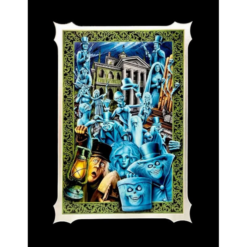 Disney Artist Print - Craig Fraser - Welcome Foolish Mortals - Walmart.com