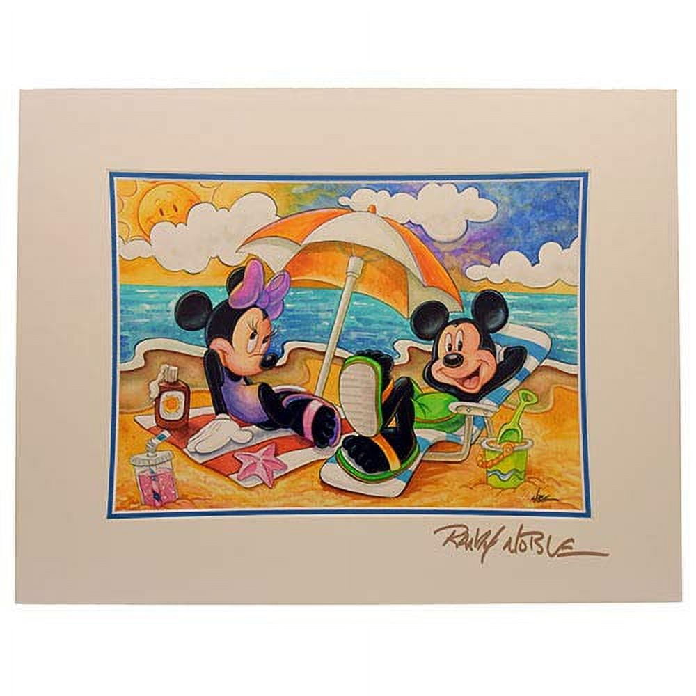 Disney Artist Print Randy Noble Mickey and Minnie at The Beach ...