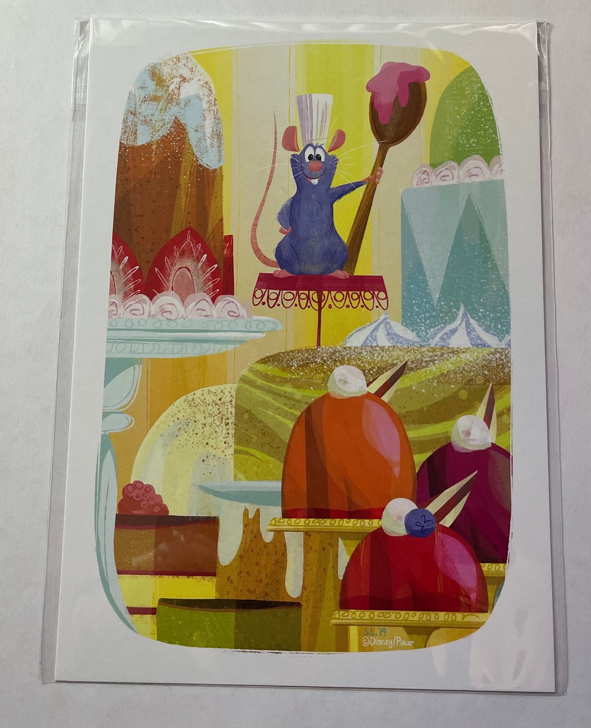 Disney Artist Remy Tiny Baker by Steph Laberis Postcard Wonderground ...