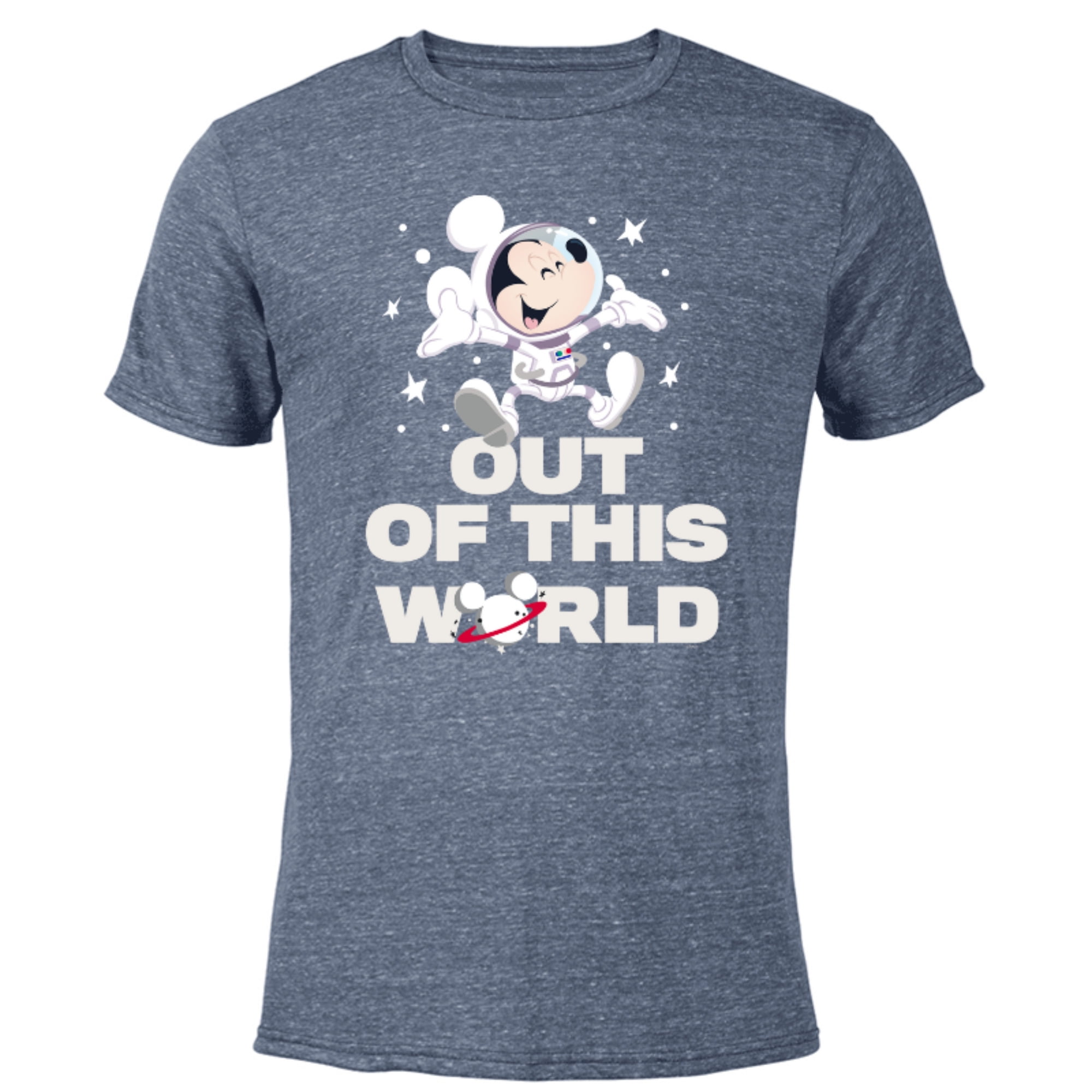 Disney Astronaut Mickey Mouse Out of This World - Short Sleeve Blended ...