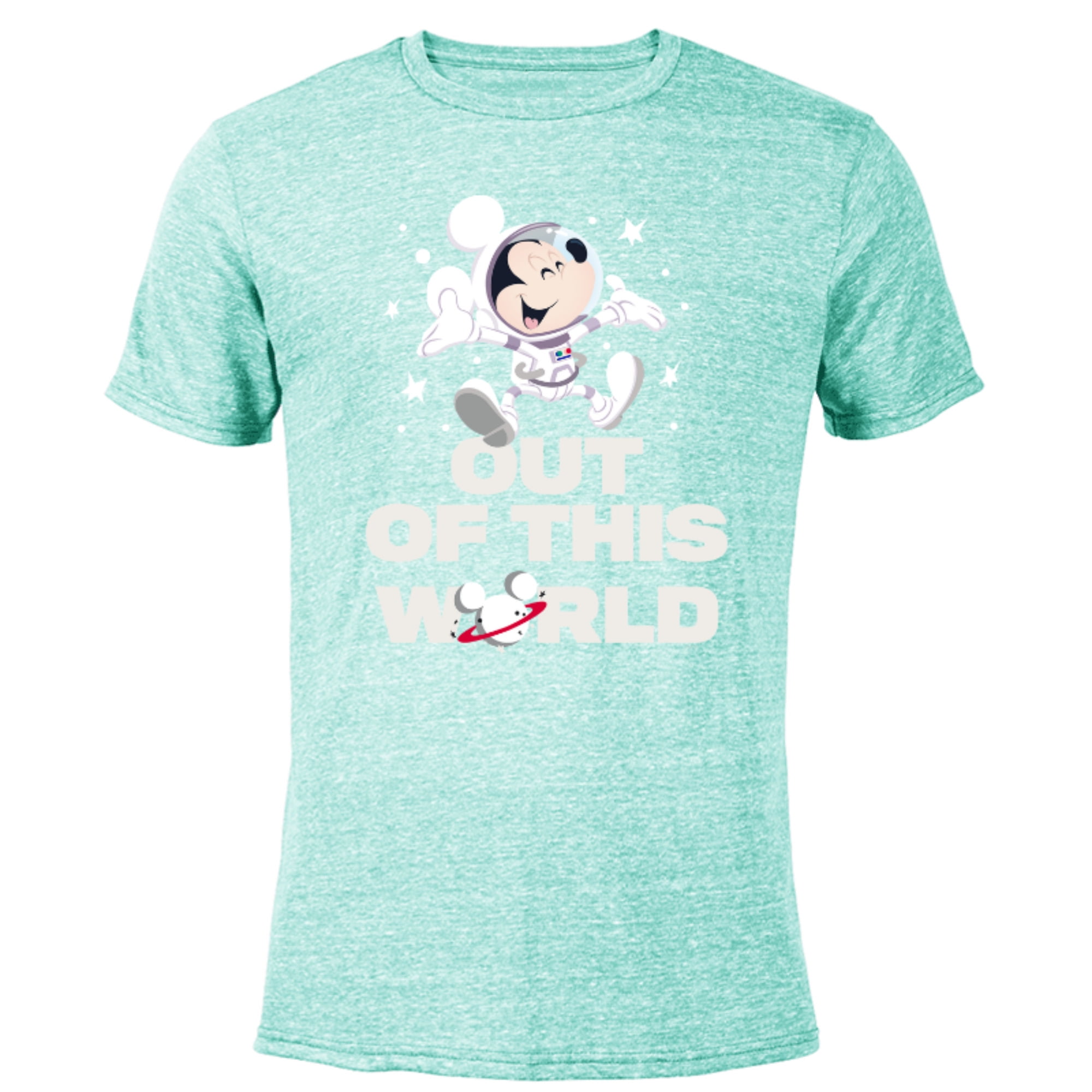 Disney Astronaut Mickey Mouse Out of This World - Short Sleeve Blended ...