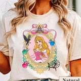 Disney Aurora Princess Mirror Coquette Bow Shirt Sleeping Beauty T ...