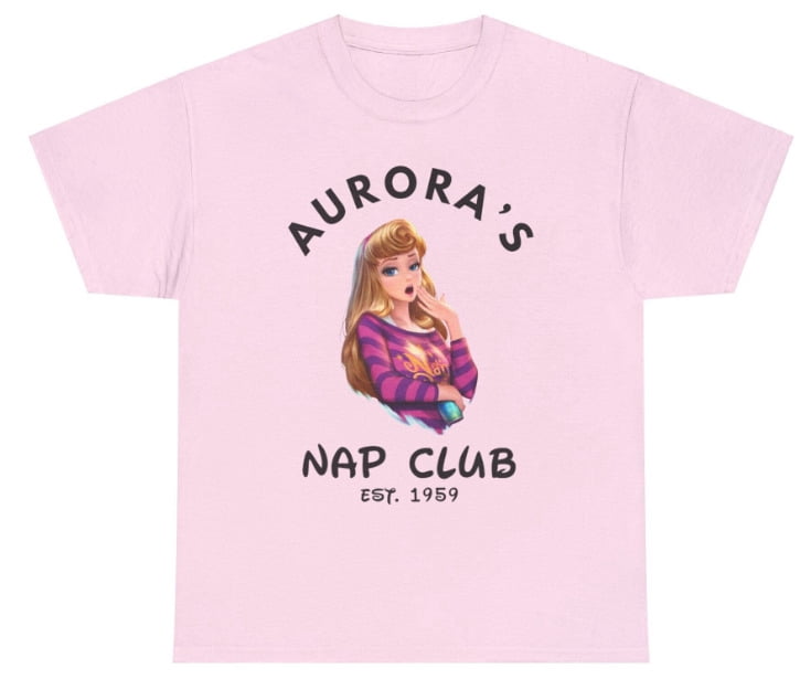 Disney/Aurora/Sleeping Beauty Nap Club T-Shirt/Tee/Top. - Walmart.com