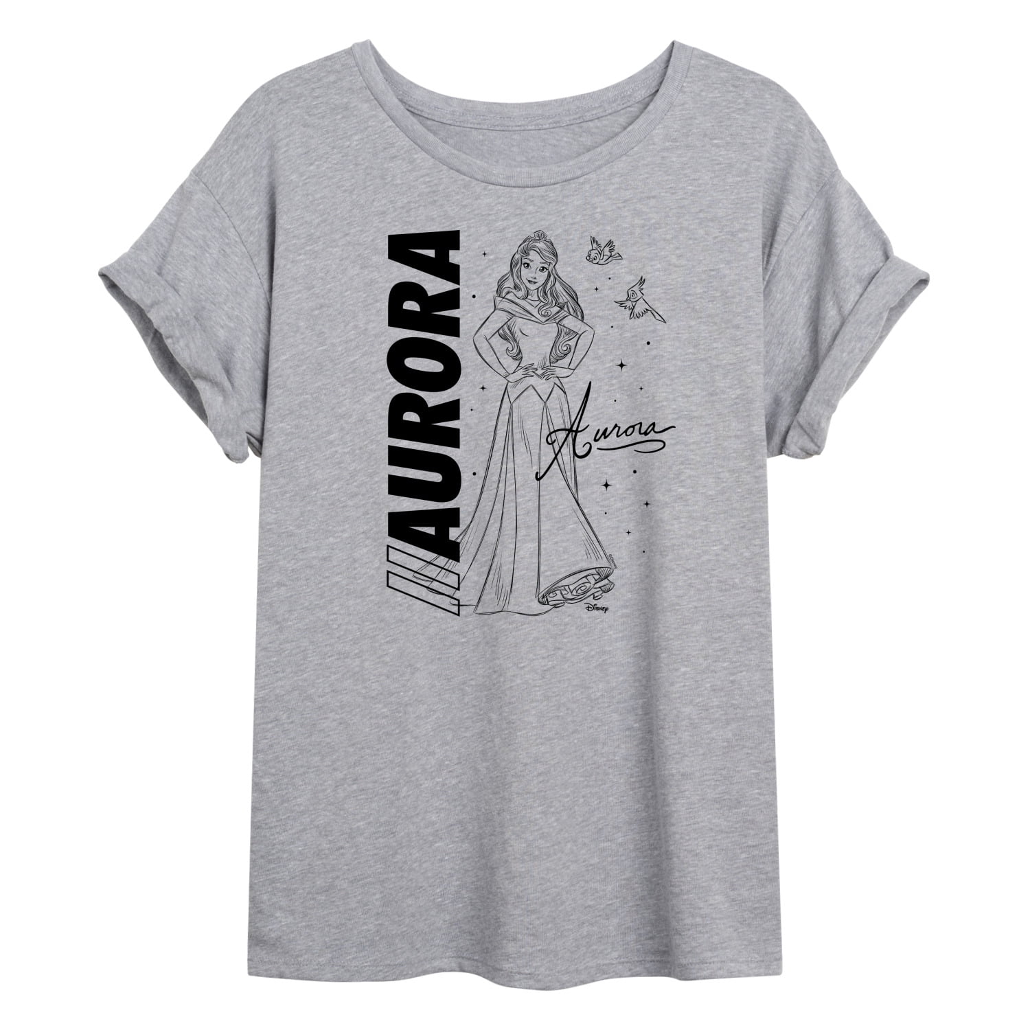 Disney - Autograph Aurora - Juniors Ideal Flowy Muscle T-Shirt ...
