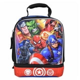 Bioworld Kids Insulated Lunch Bag with Handle, Avengers Drop Bottom ...