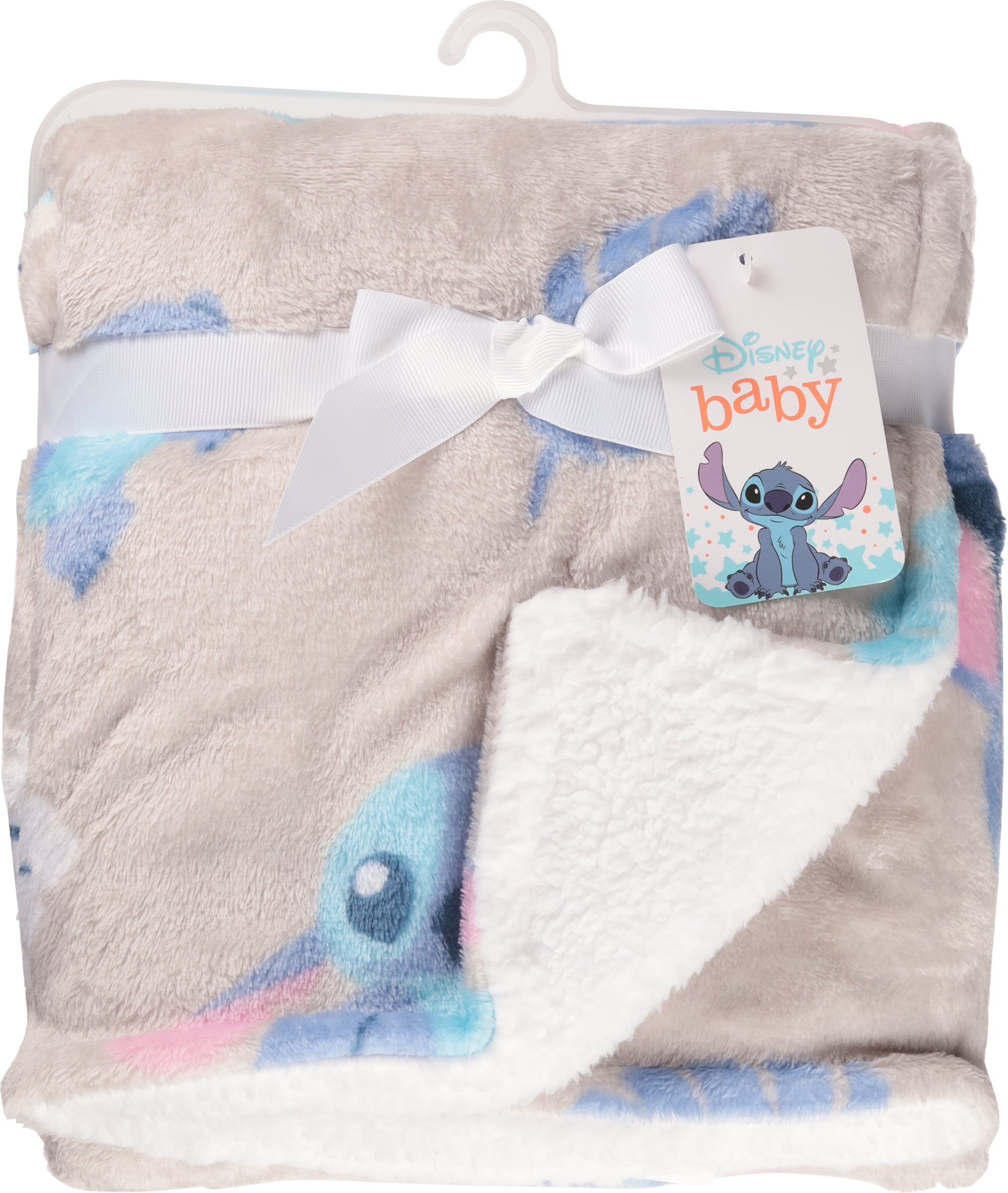 Disney Baby Blanket, 2 Ply Stitch Design, Soft Plush Blanket, Stitch ...